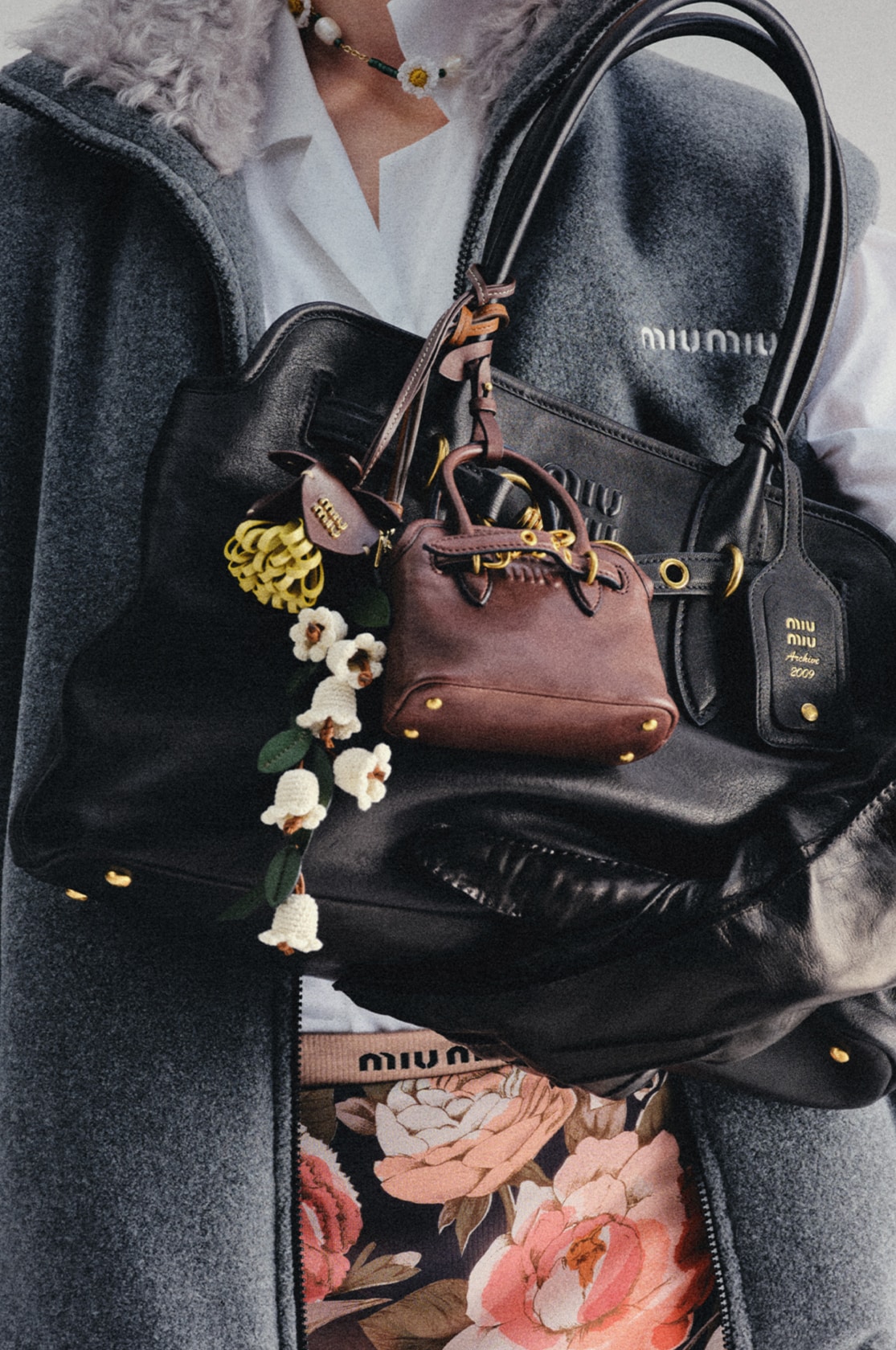 Aventure Leather Bag - Handbags | Miu Miu
