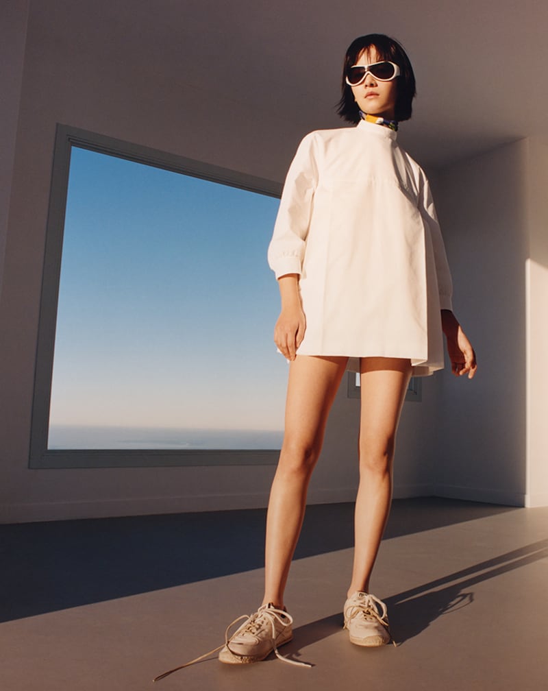 Powder Blue Nappa Leather Card Holder | Miu Miu