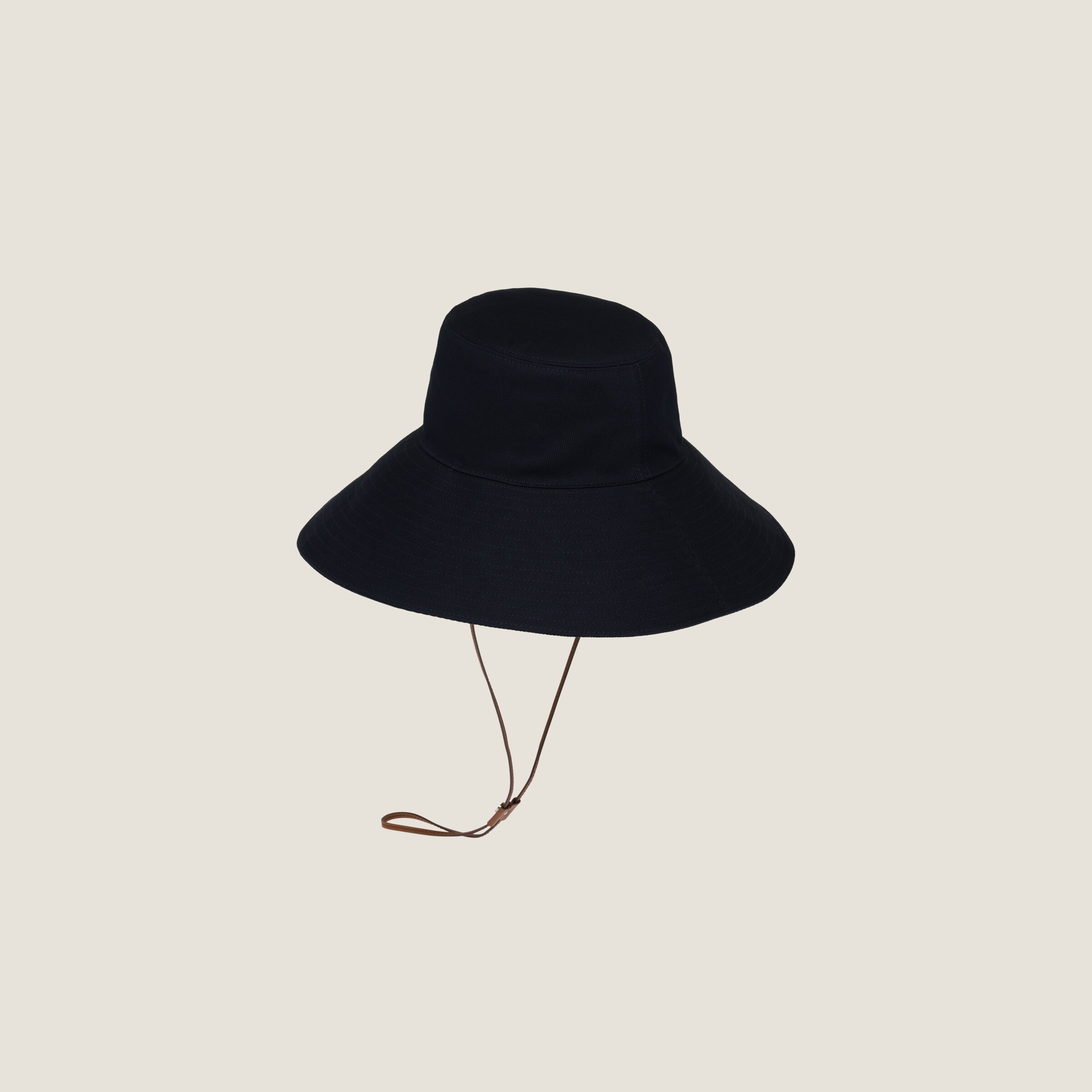 Blue/white Drill Hat | Miu Miu