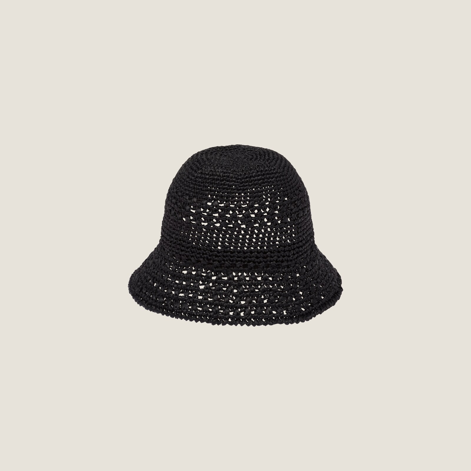 Black Woven Fabric Hat | Miu Miu