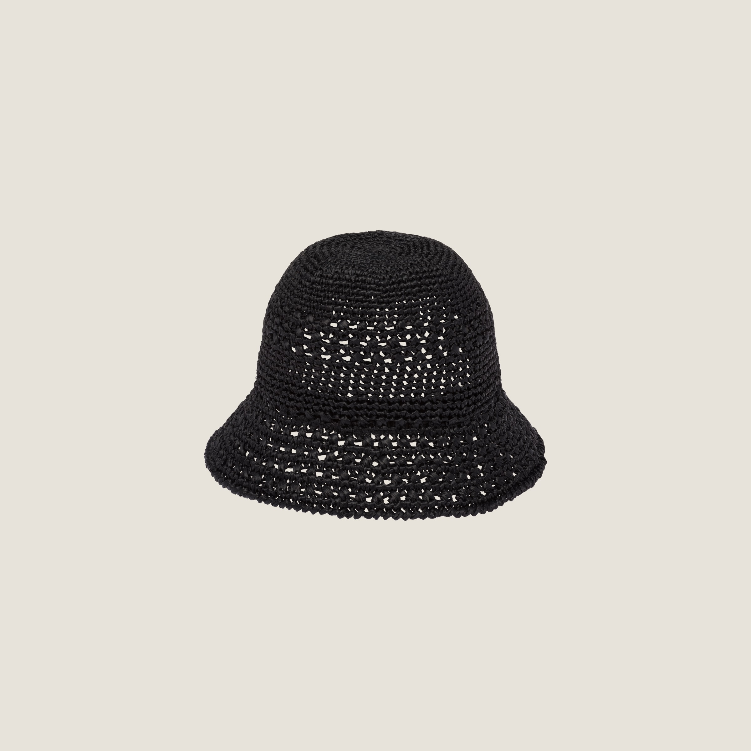 Black Woven Fabric Hat | Miu Miu