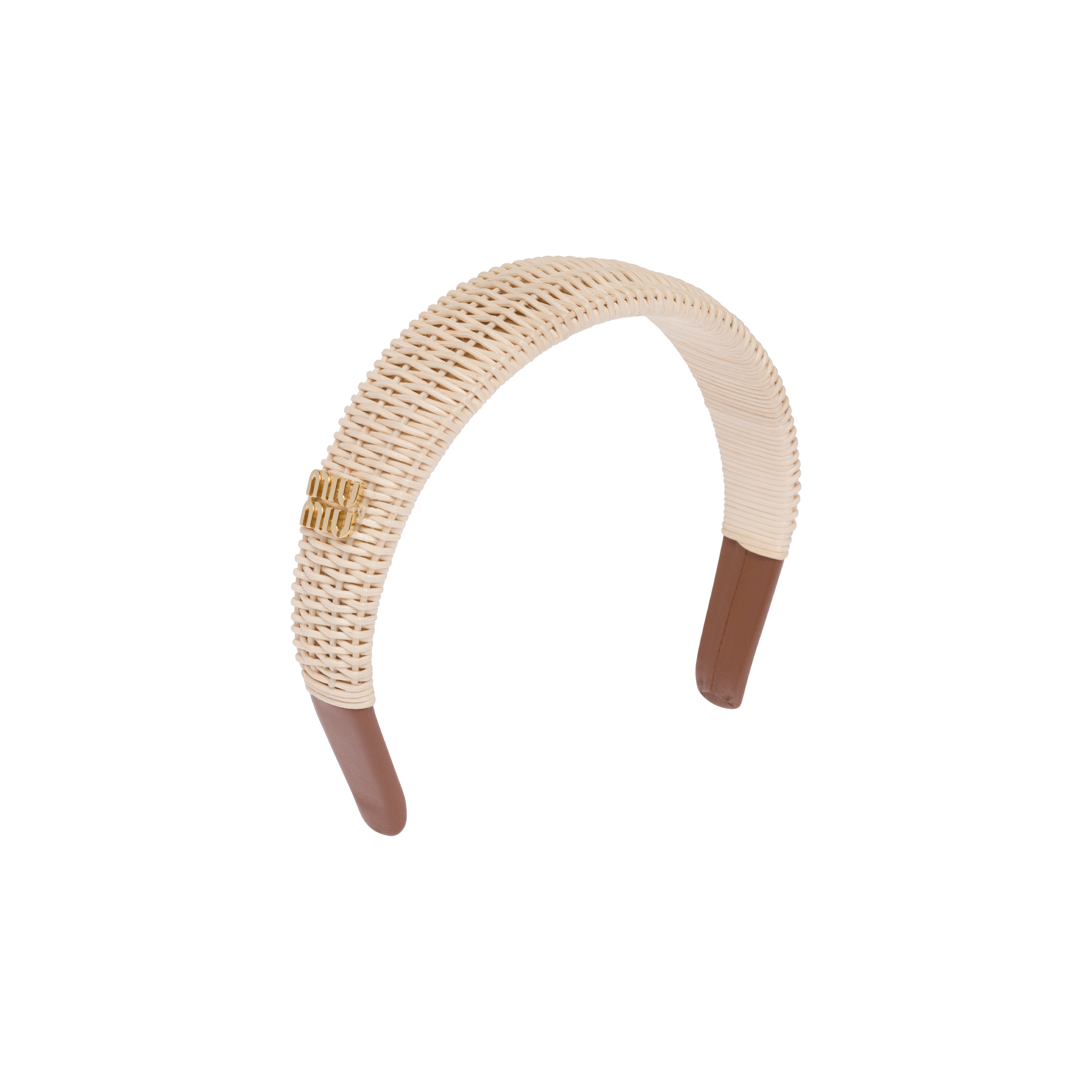 Wicker headband Natural | Miu Miu
