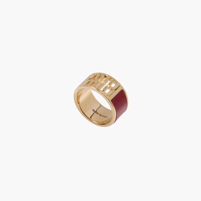 Steel/Crystal Crystal ring | MIU MIU