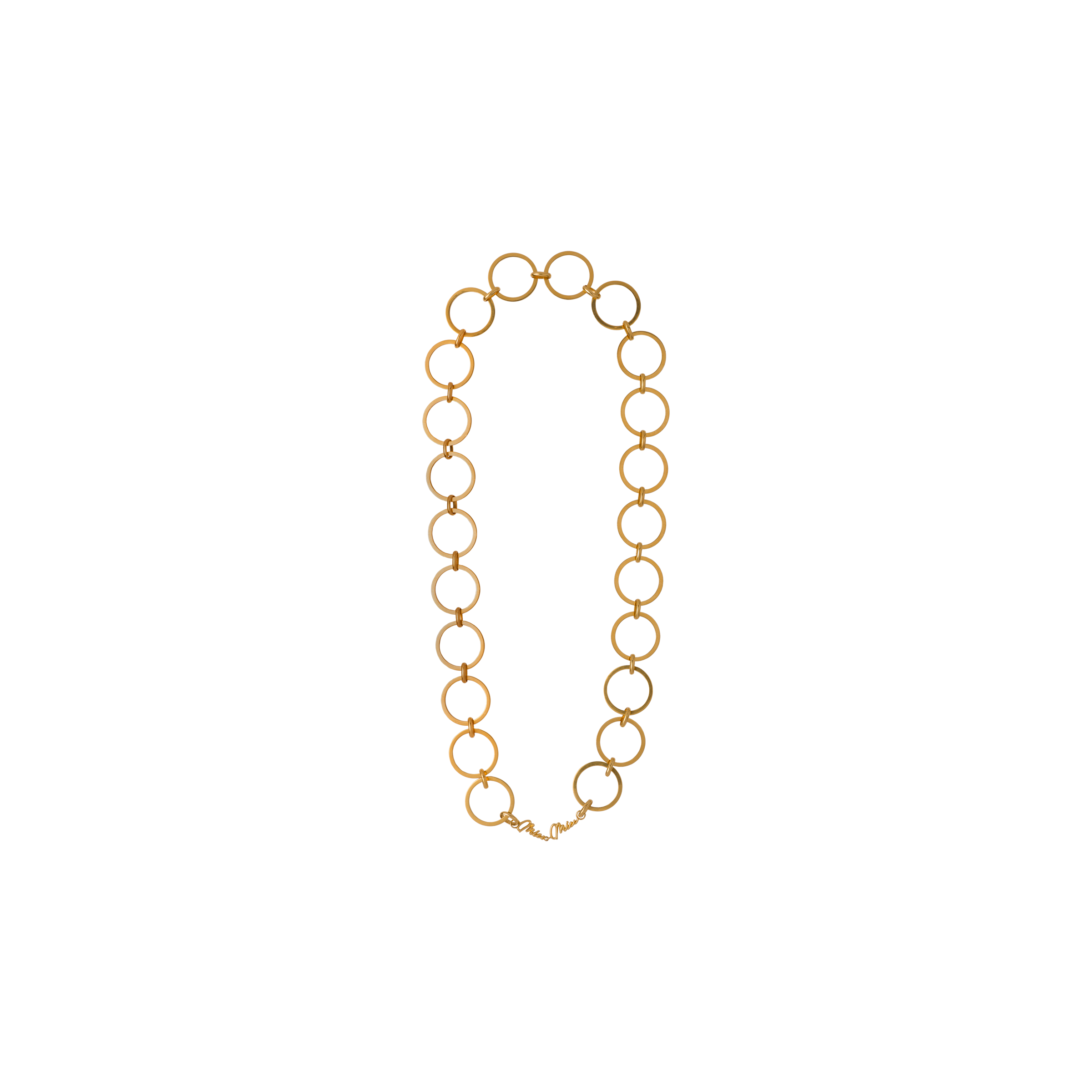 Metal Necklace Gold Miu Miu metal-necklace-gold-miu-miu