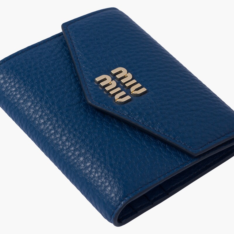 Bluette Small leather wallet | MIU MIU