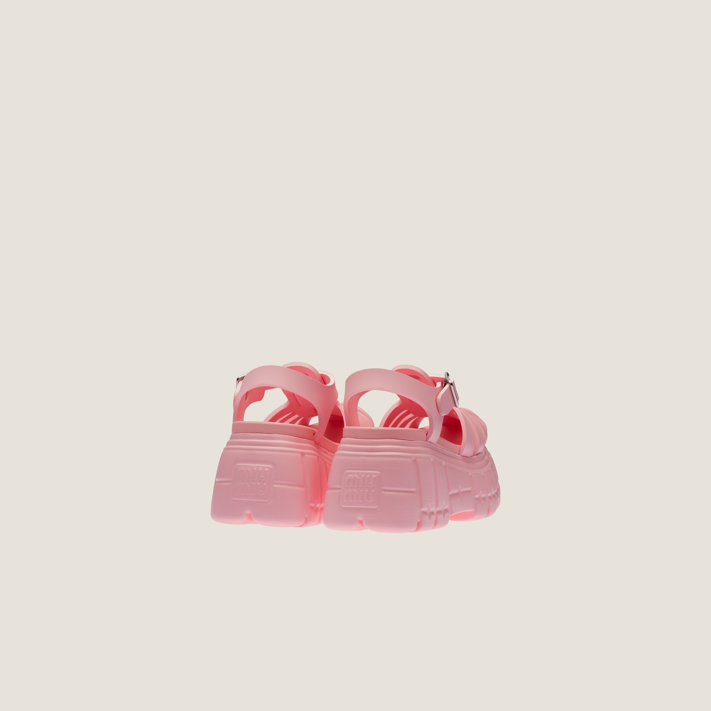 Pink Eva Platform Sandals | Miu Miu
