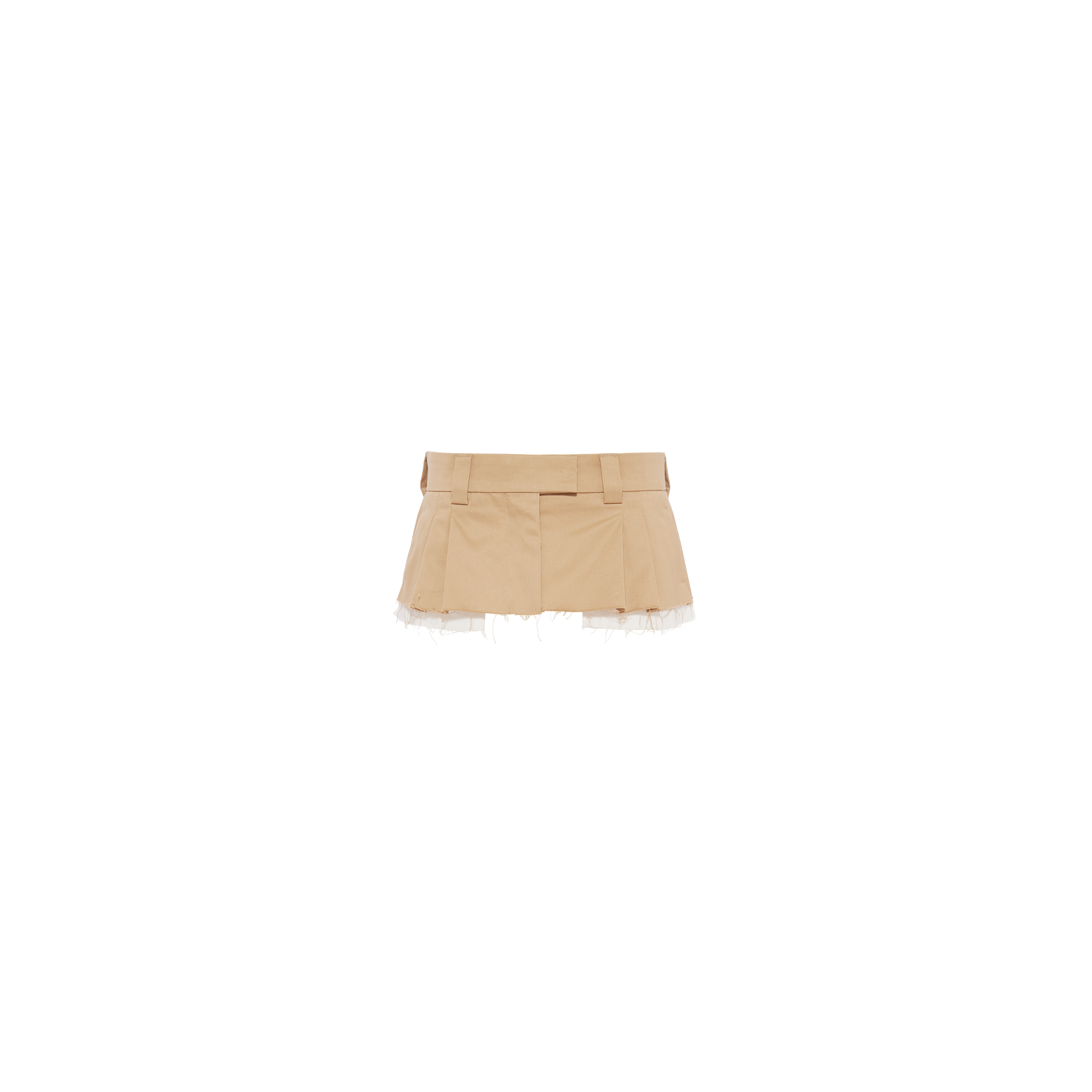 Chino Miniskirt Cord Miu Miu