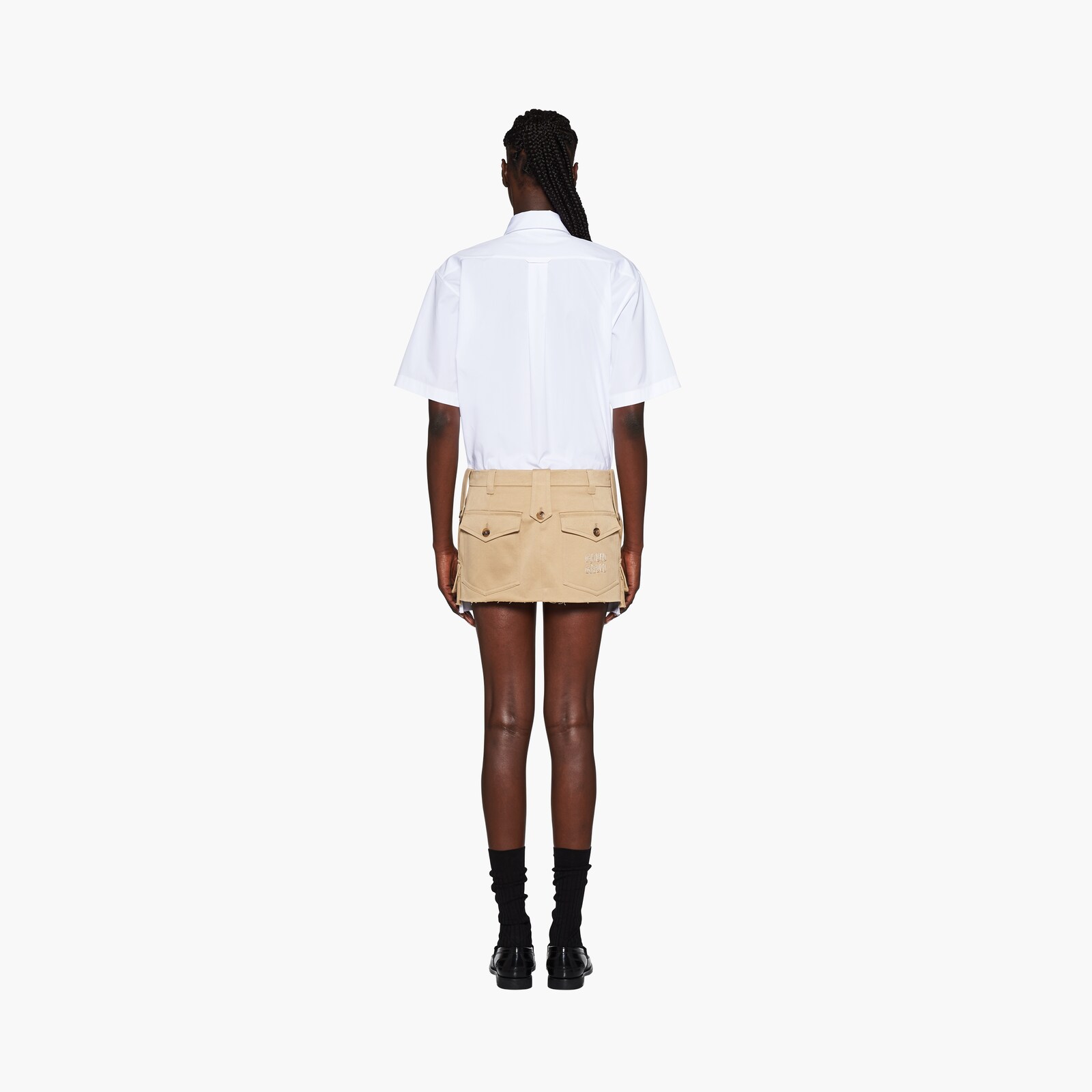 Cord Chino Skirt Miu Miu