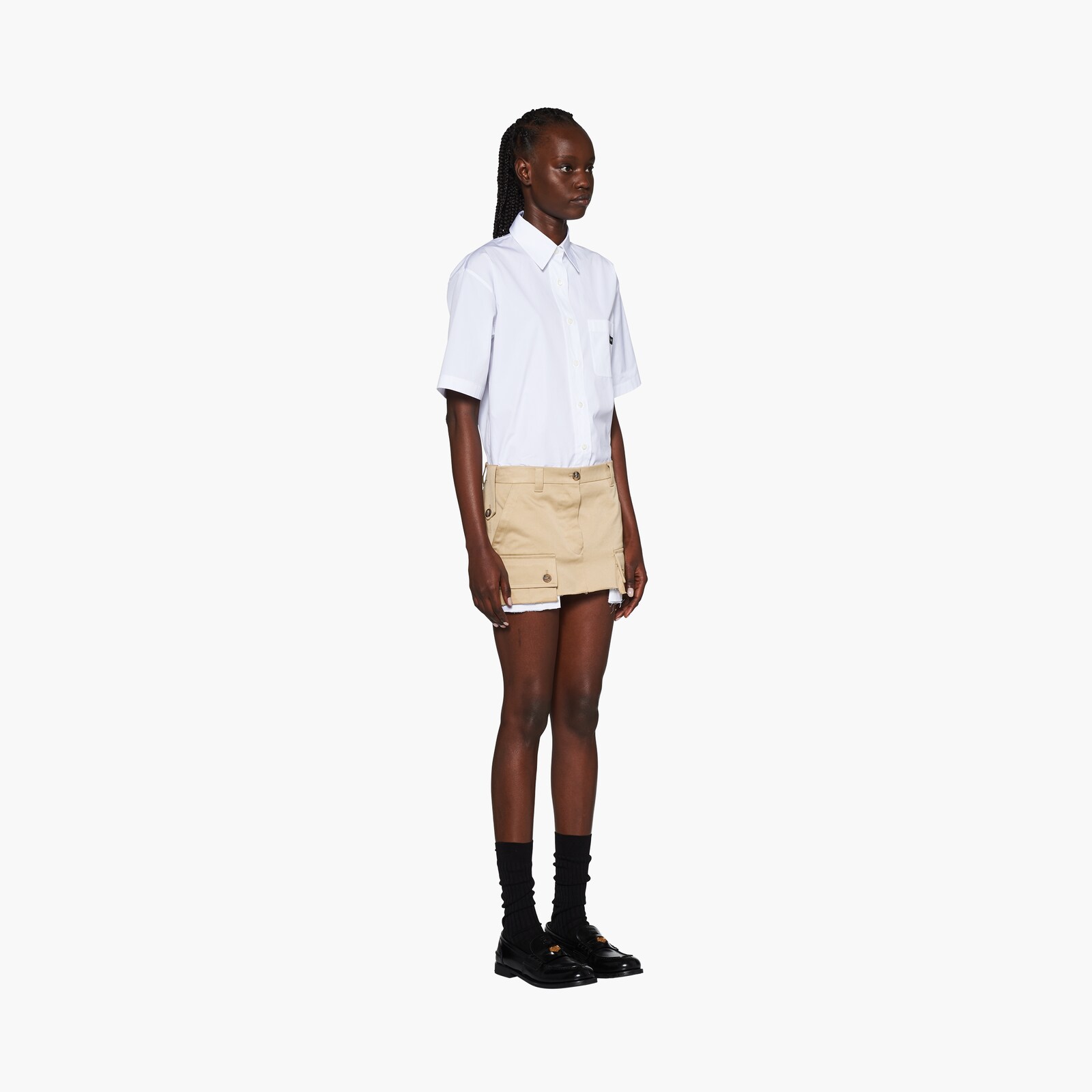 Cord Chino Skirt Miu Miu
