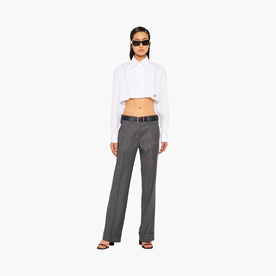 Women's Designer Shirts, Tops and Blouses | Miu Miu