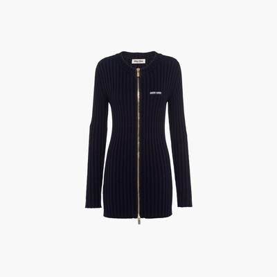 Black Viscose top | MIU MIU