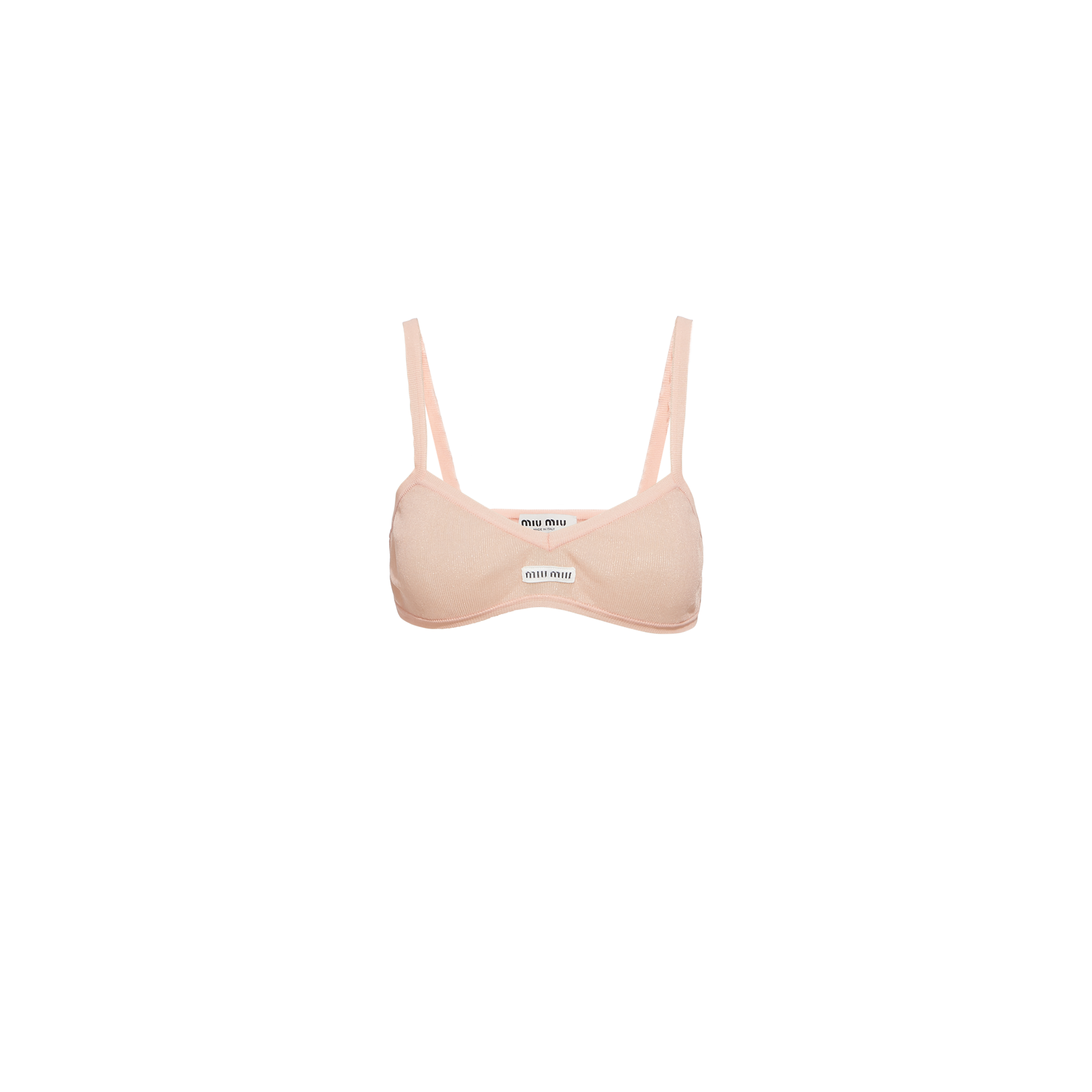 Apricot Nylon Bra | Miu Miu