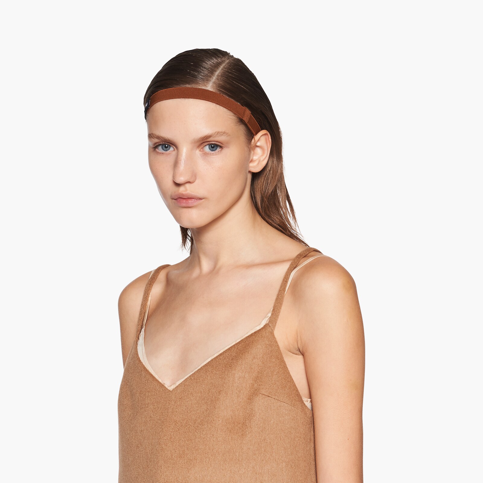 Camel Brown Camel Top | Miu Miu