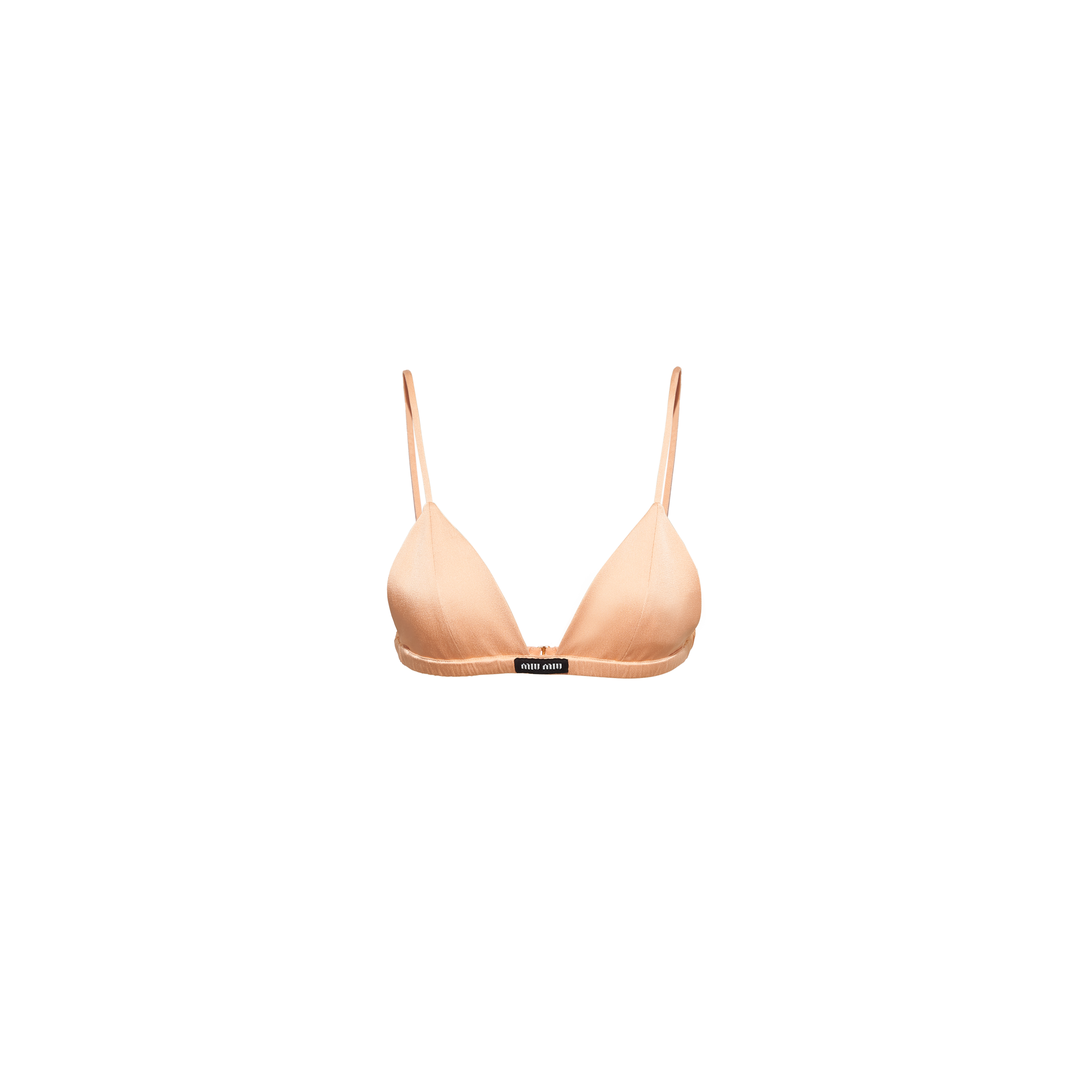 Satin bra Apricot | Miu Miu