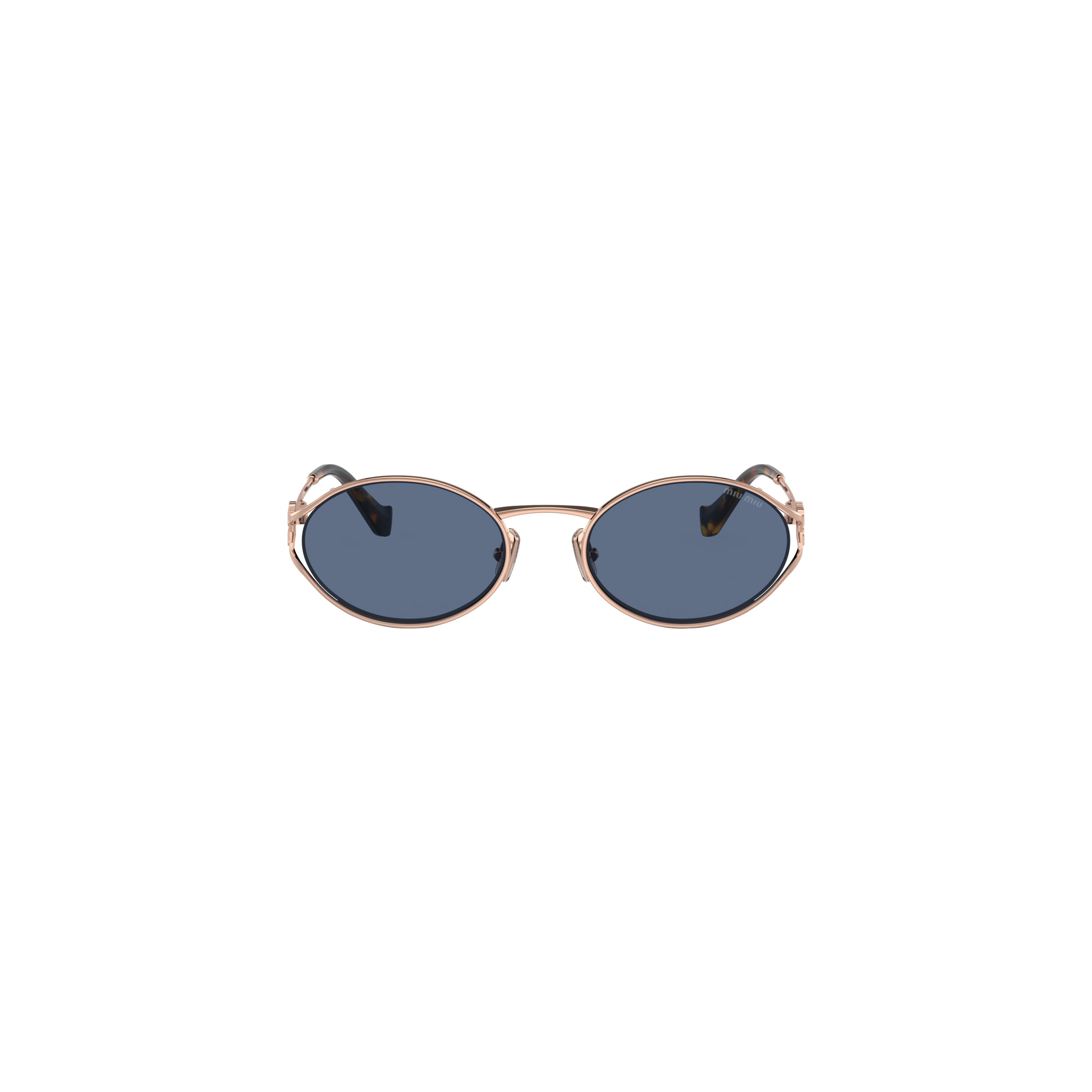 Blue Lenses Miu Miu Logo Sunglasses | Miu Miu