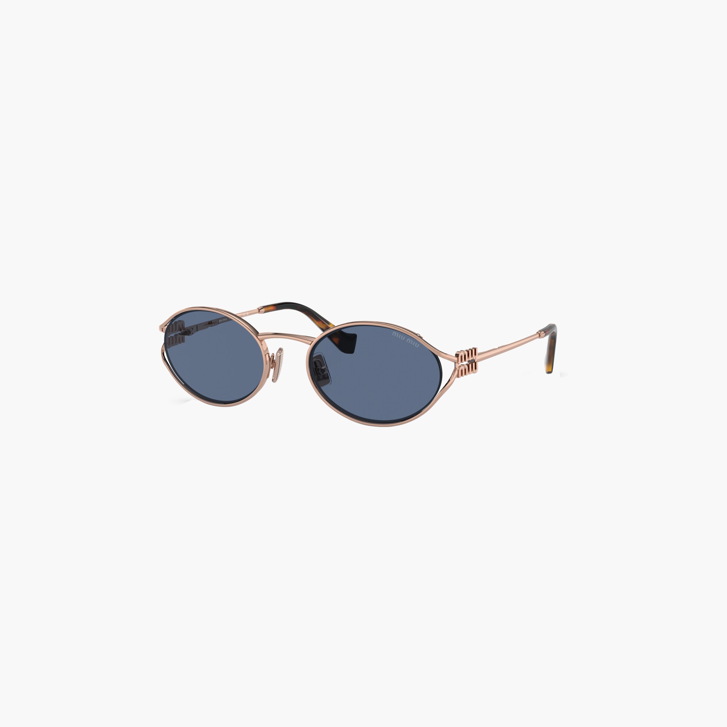 Blue Lenses Miu Miu Logo Sunglasses | Miu Miu