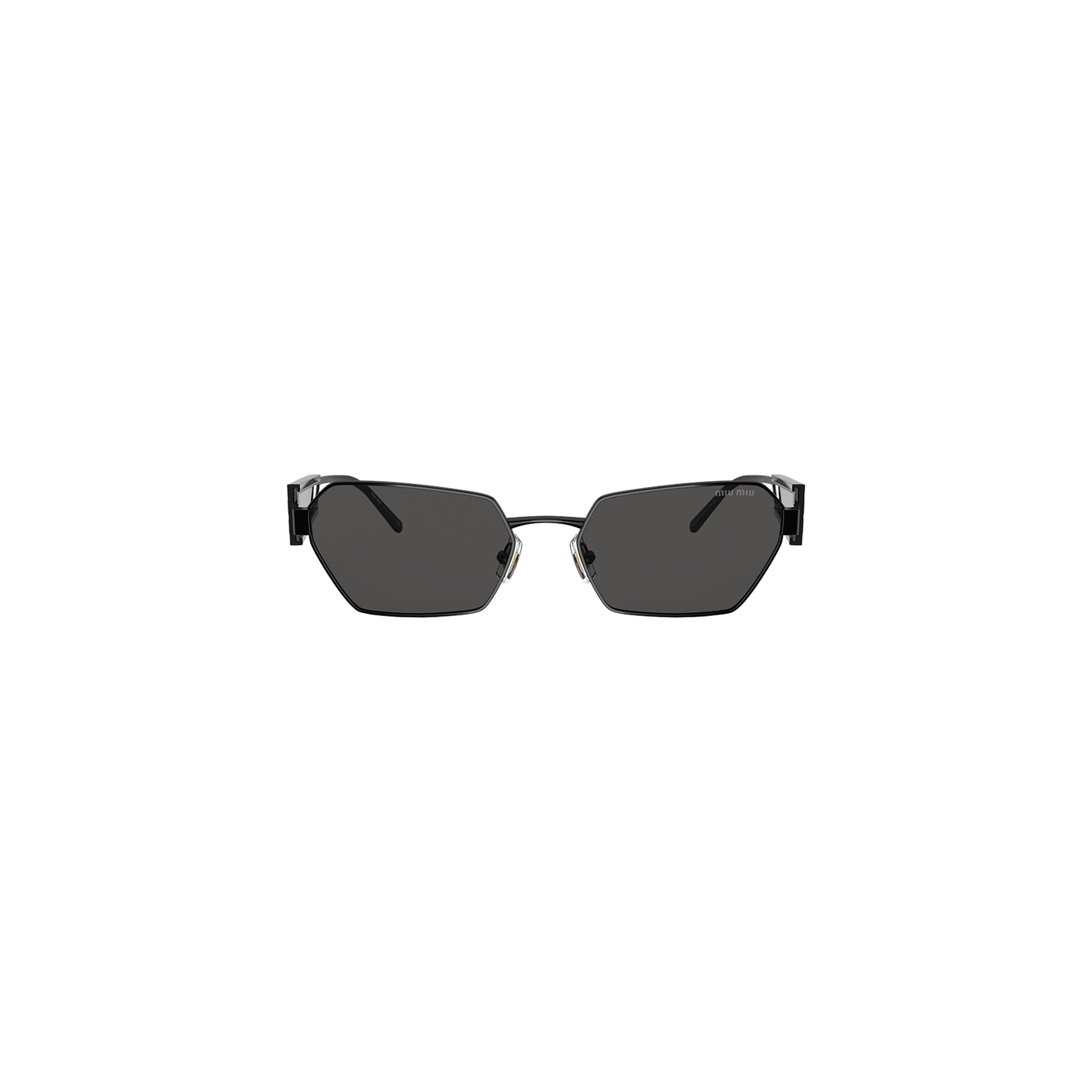 Miu Miu Logo Sunglasses Slate Gray Lenses Miu Miu