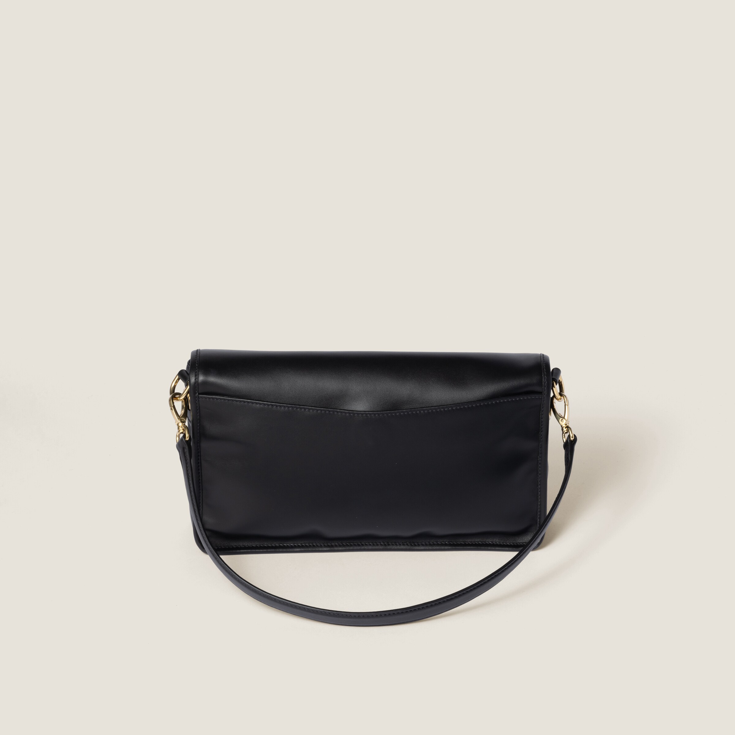 Black Penny Leather Bag | Miu Miu
