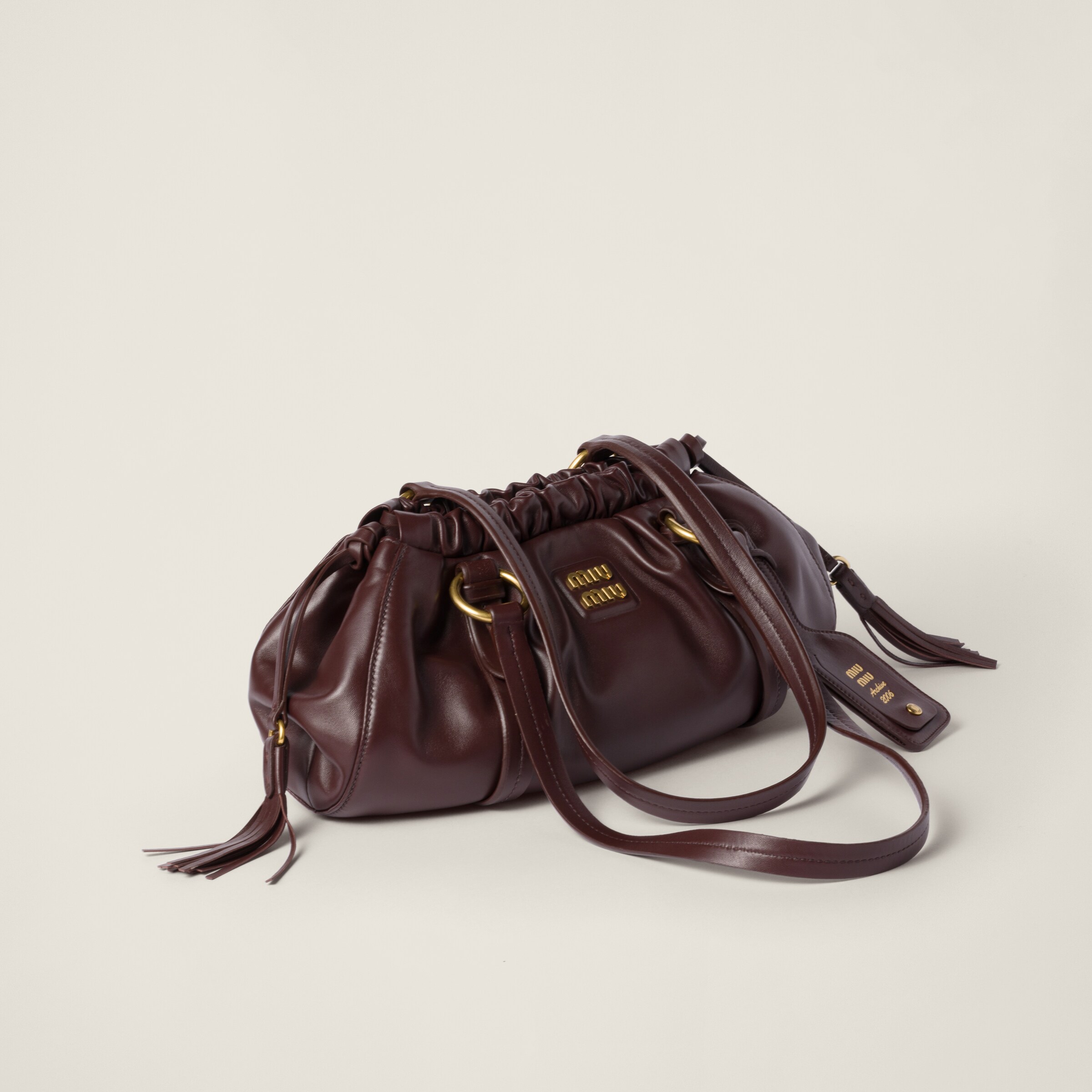 Briarwood Joie Nappa Leather Bag | Miu Miu