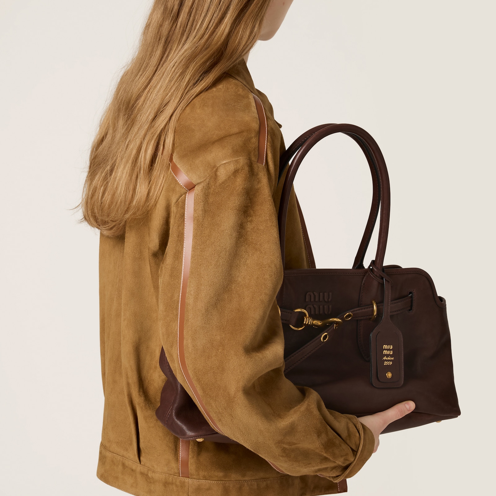 Briarwood Aventure Nappa Leather Bag | Miu Miu