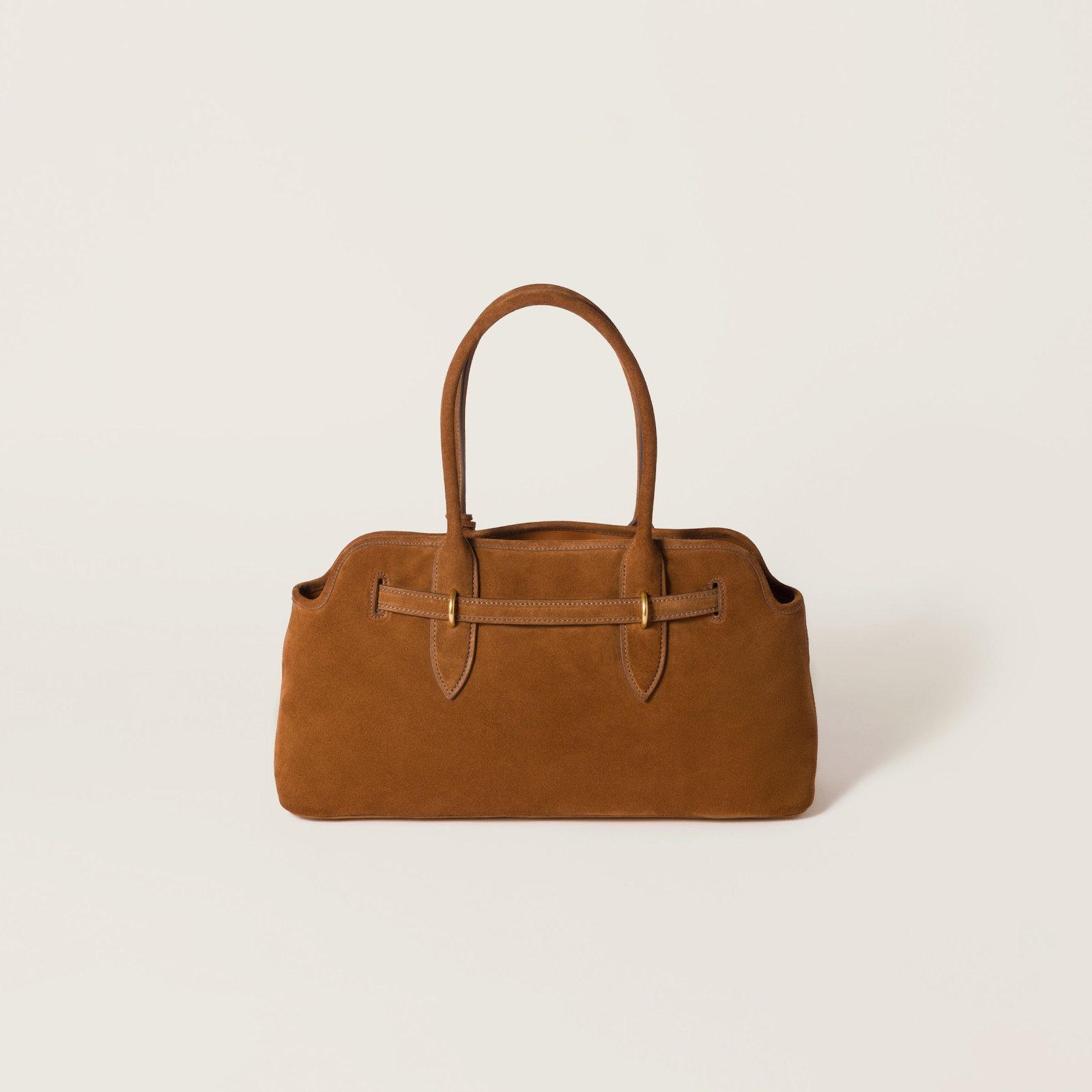 Oak Aventure Suede Bag | Miu Miu - United States