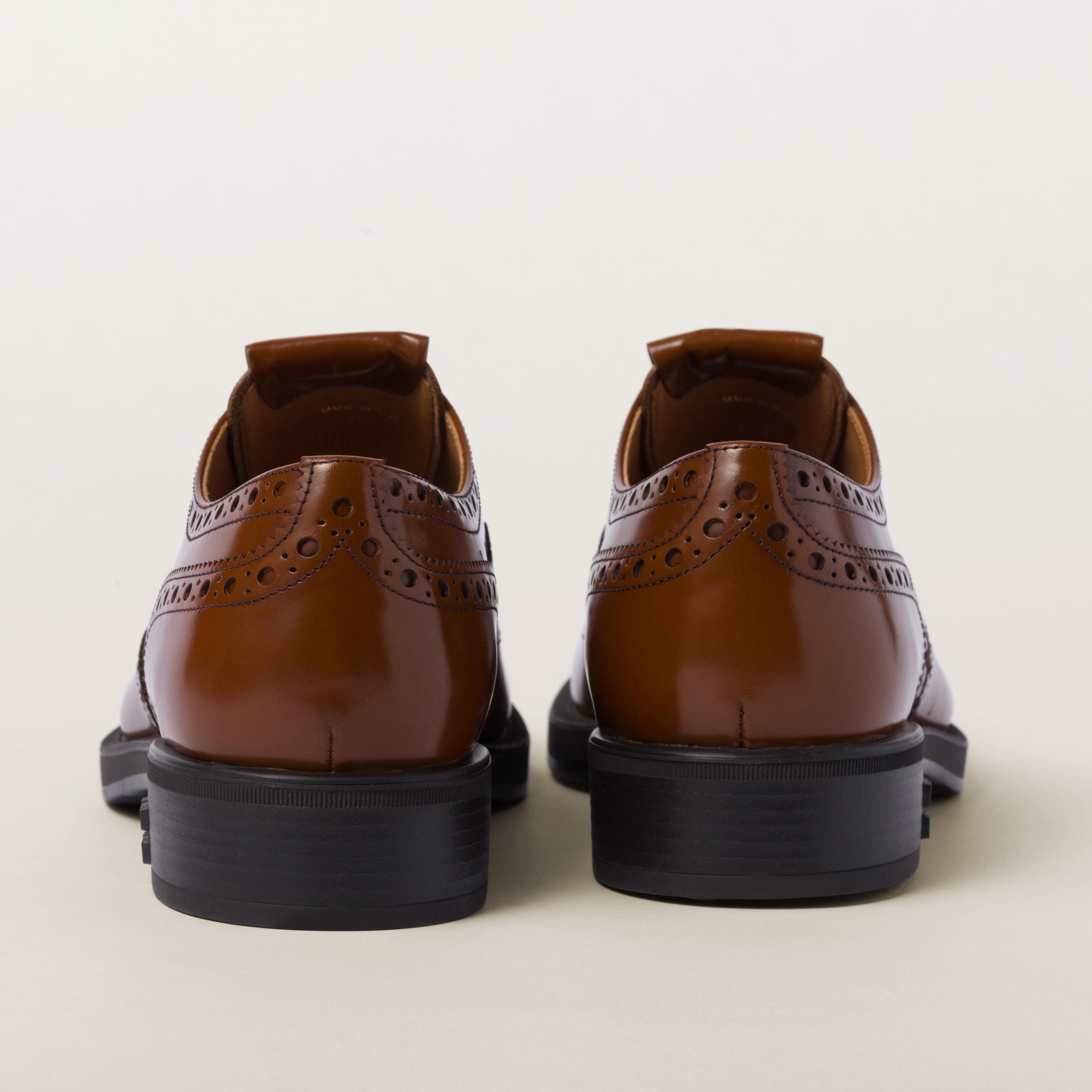 Tobacco Church's X Miu Miu Brushed Leather Oxford Brogue Shoes | Miu Miu