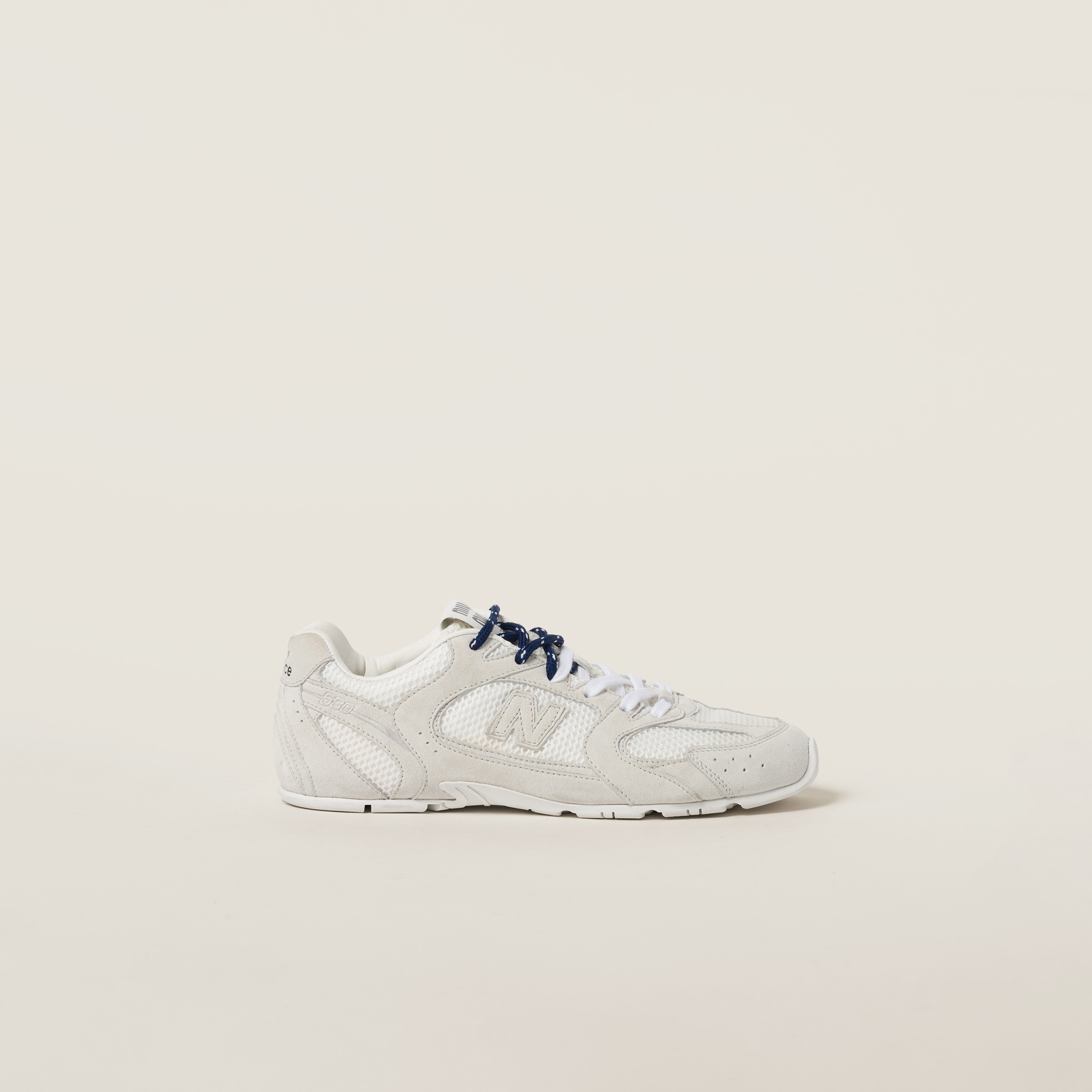 White New Balance X Miu Miu 530 Sl Suede And Mesh Sneakers | Miu Miu