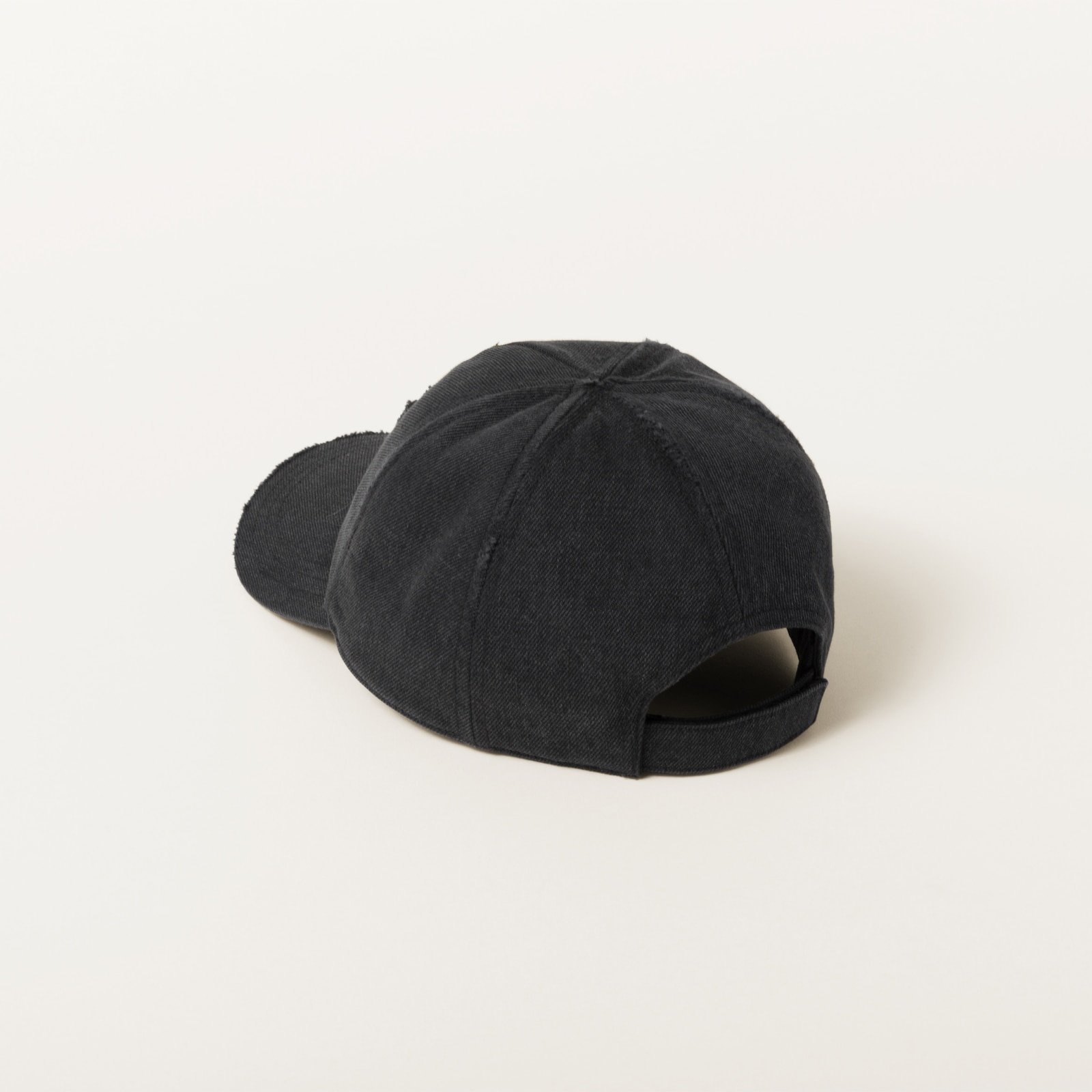 Black Denim Baseball Cap | Miu Miu