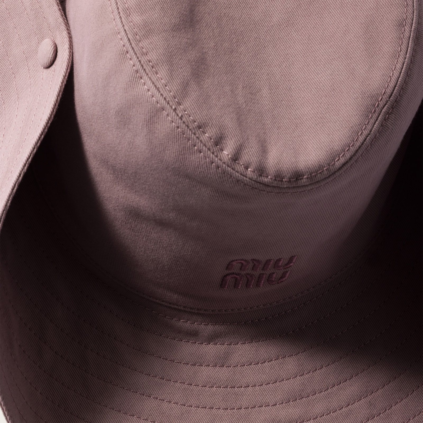 Raspberry Gabardine Cowboy Hat | Miu Miu - United States