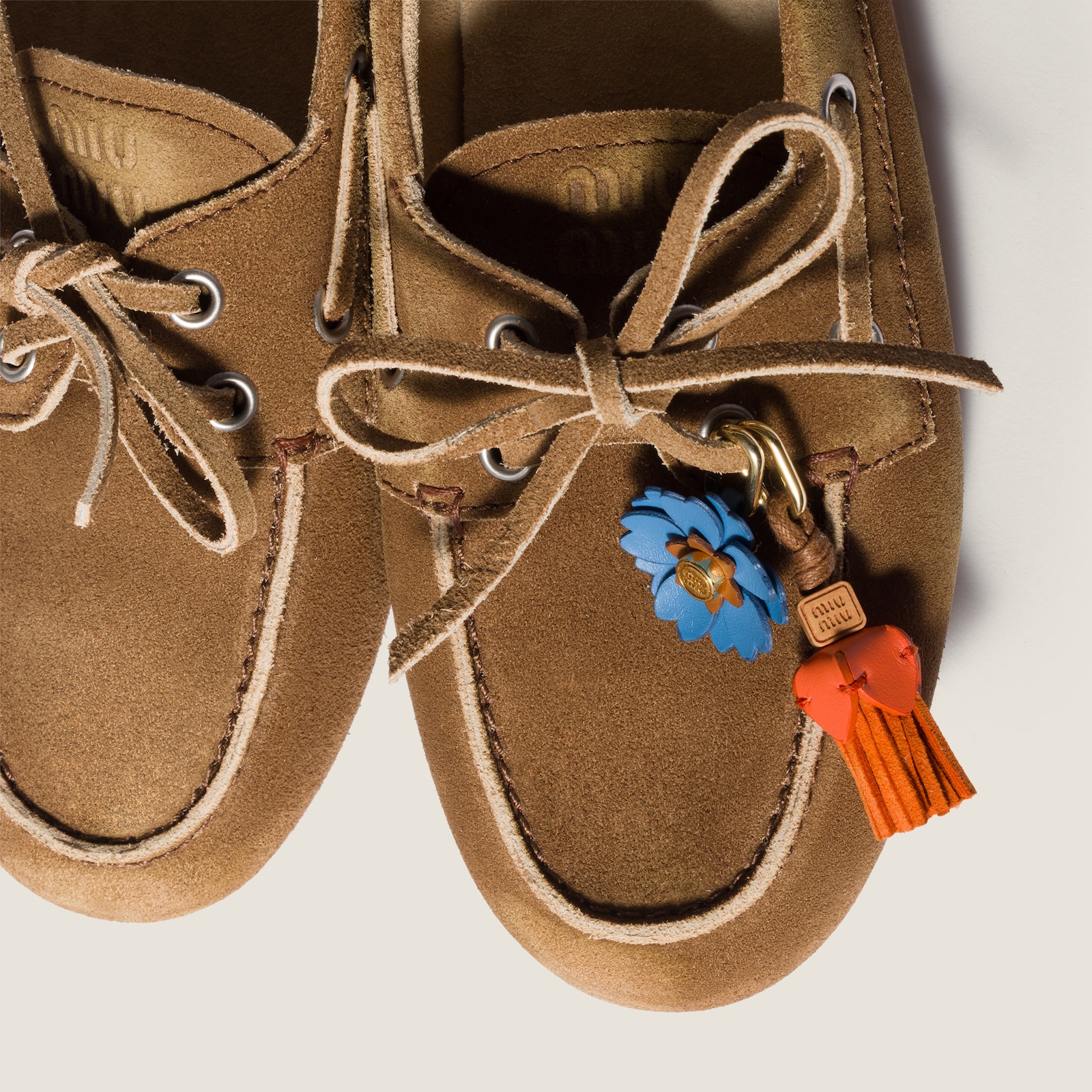 Orange Leather Micro Trick | Miu Miu