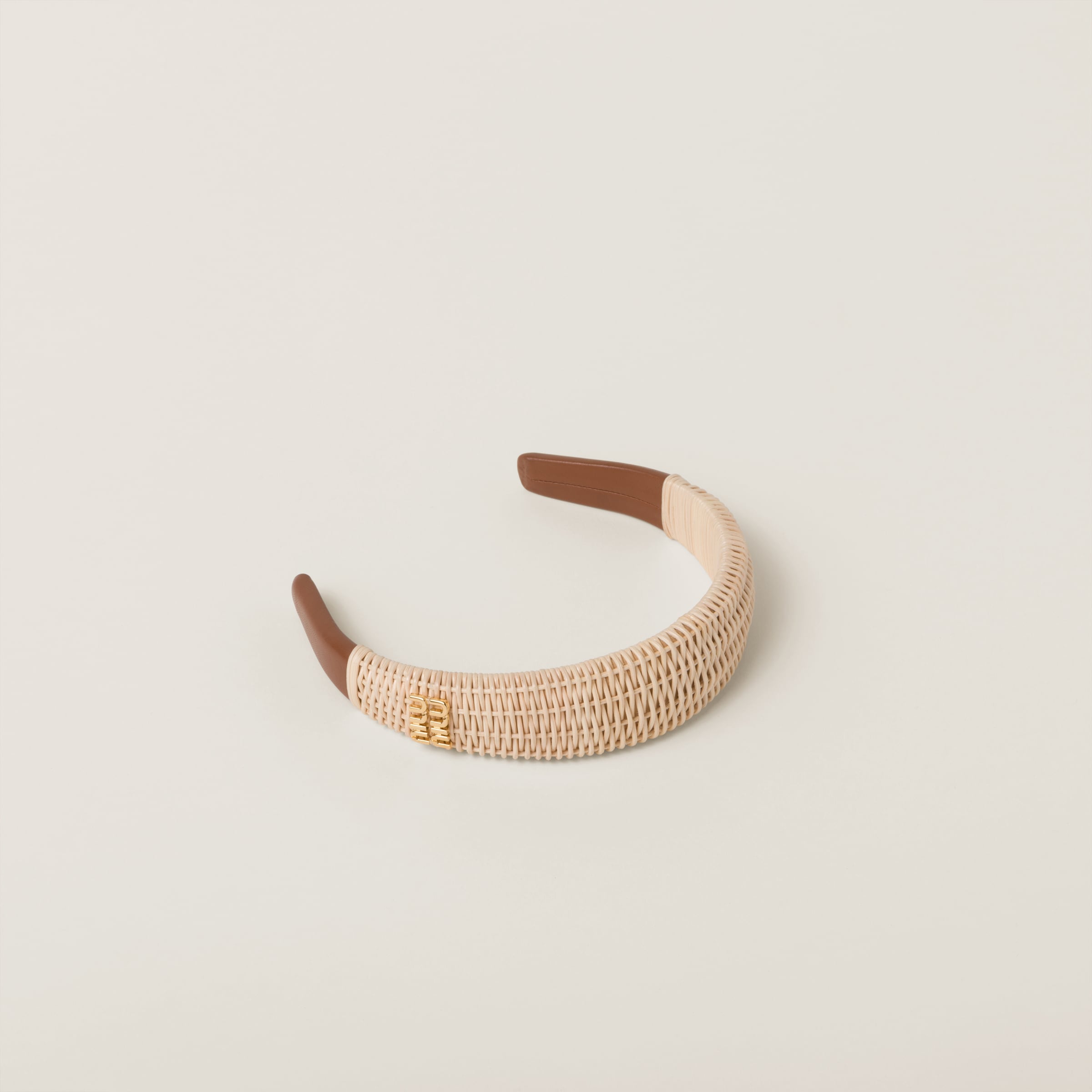 Natural Wicker Headband | Miu Miu