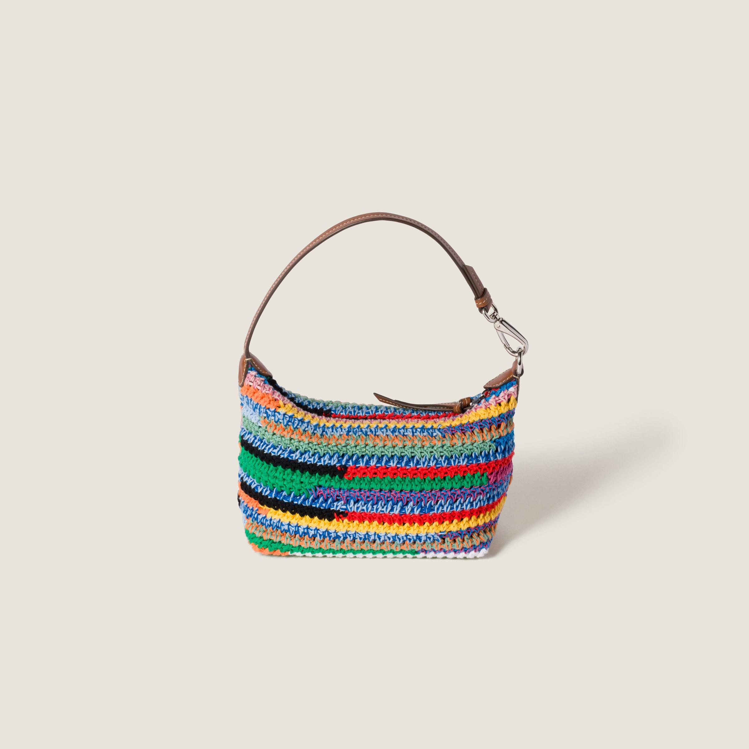 Pouch Spirit In Crochet Multicolor | Miu Miu - Italia