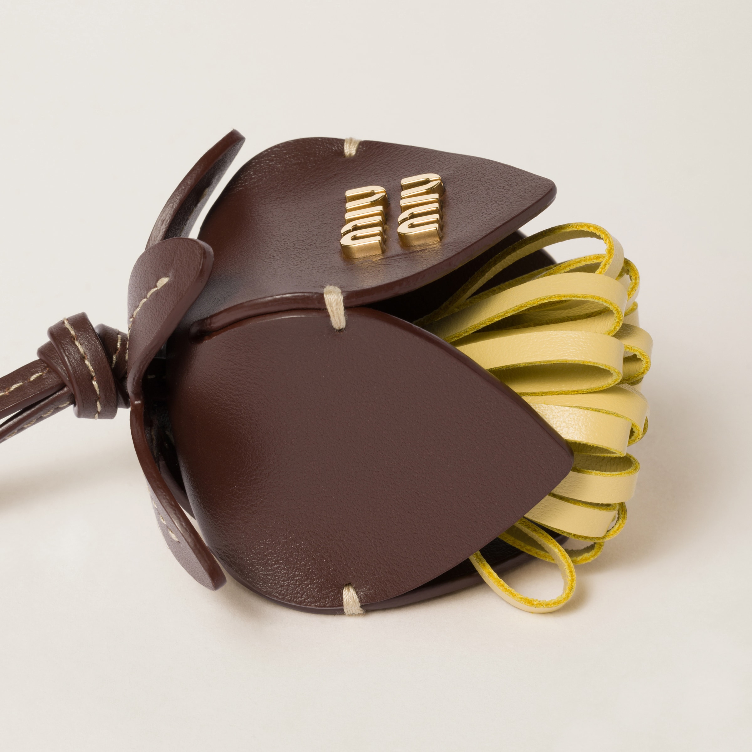 Briarwood/vanilla Leather Trick | Miu Miu - United States