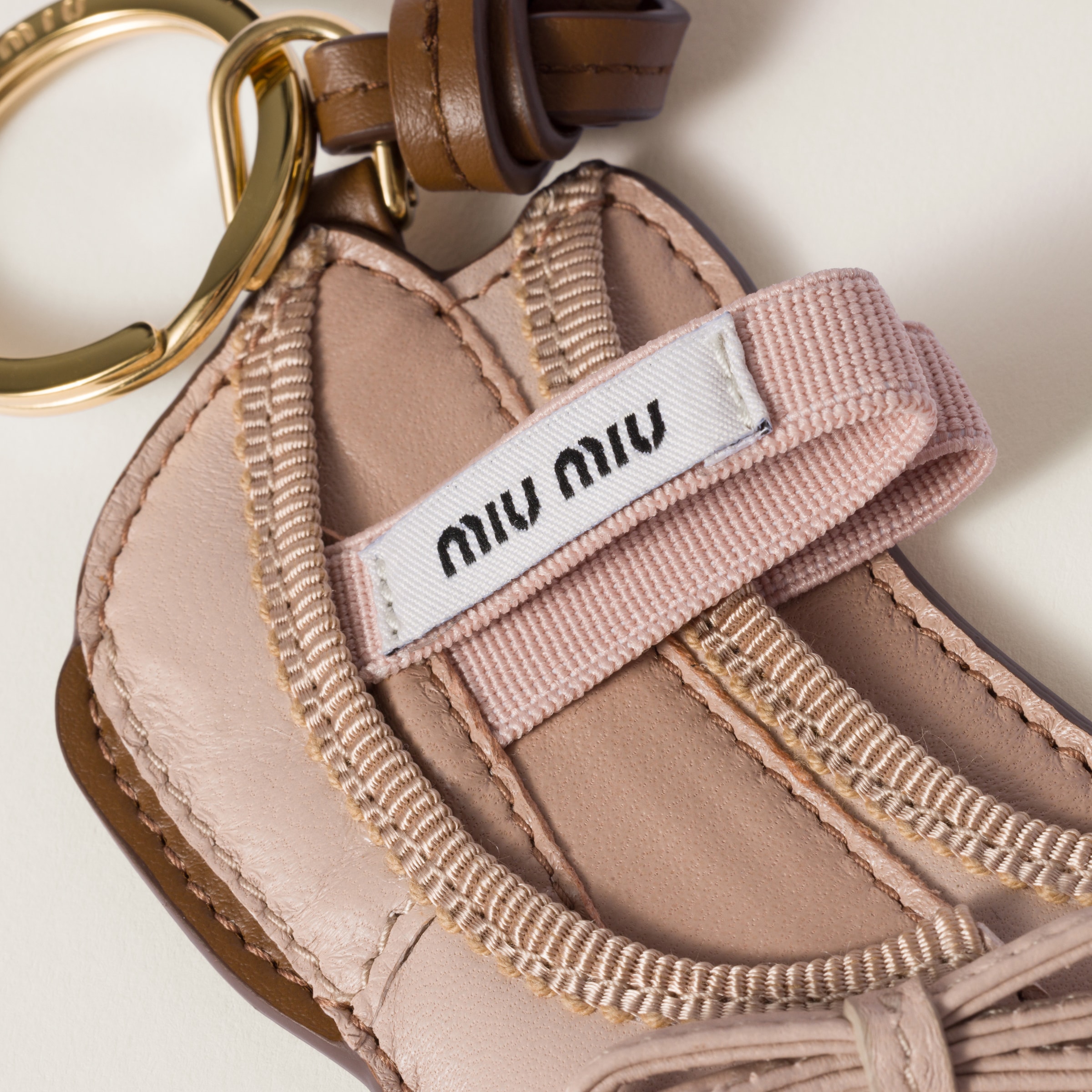 Water Lily Miu Ballet Leather Keychain Trick | Miu Miu