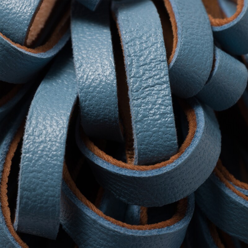 Astral Blue/cognac Nappa Leather Trick | Miu Miu