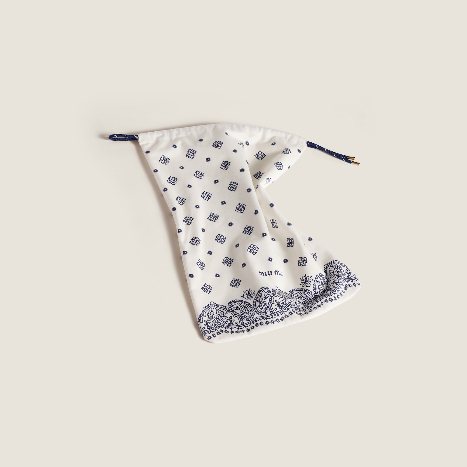 Natural/blue Wood Beach Racket Set | Miu Miu