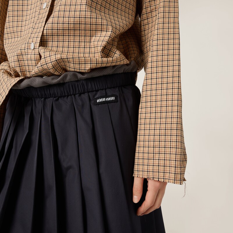 Cord Checked Shirt | Miu Miu