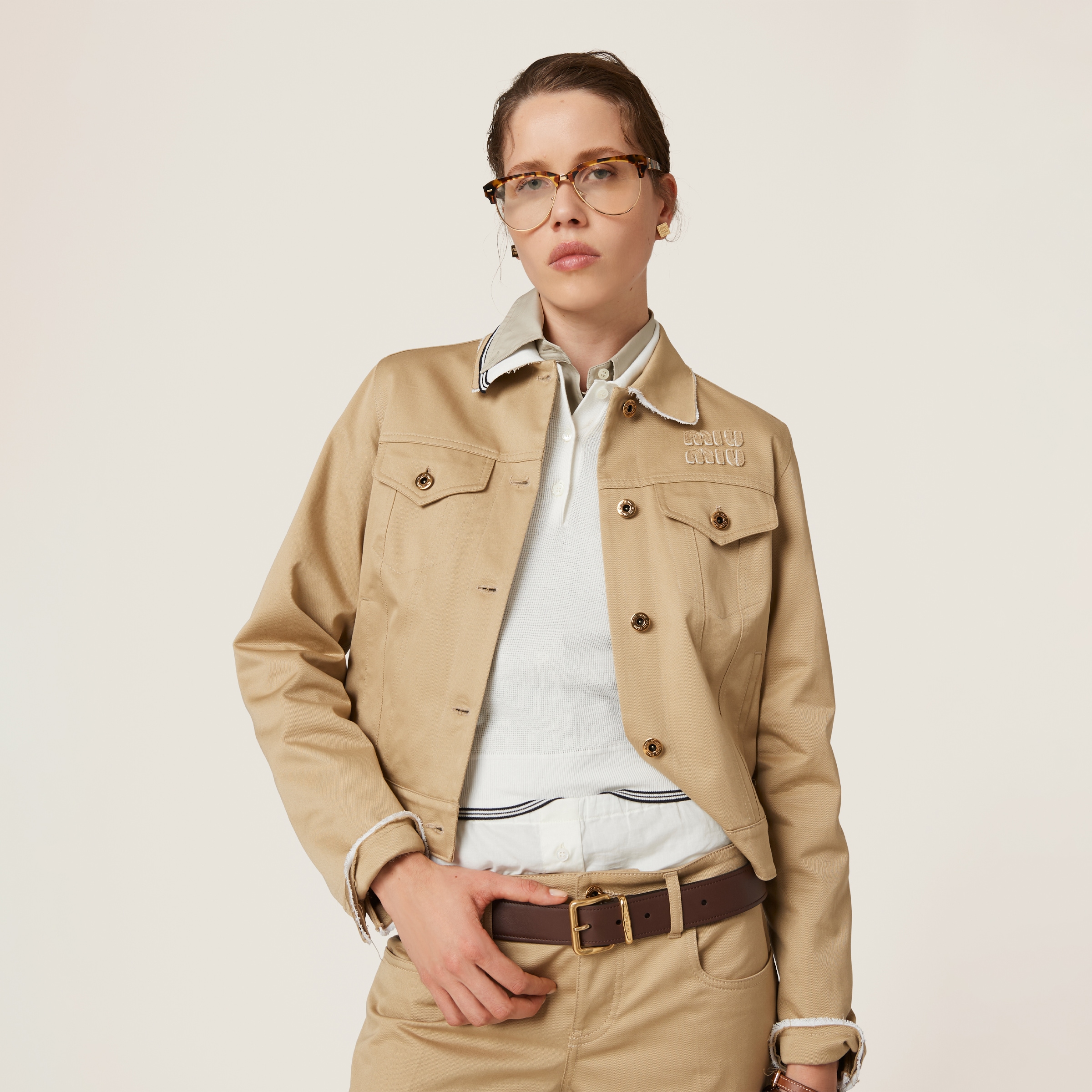 Cord Chino Jacket | Miu Miu