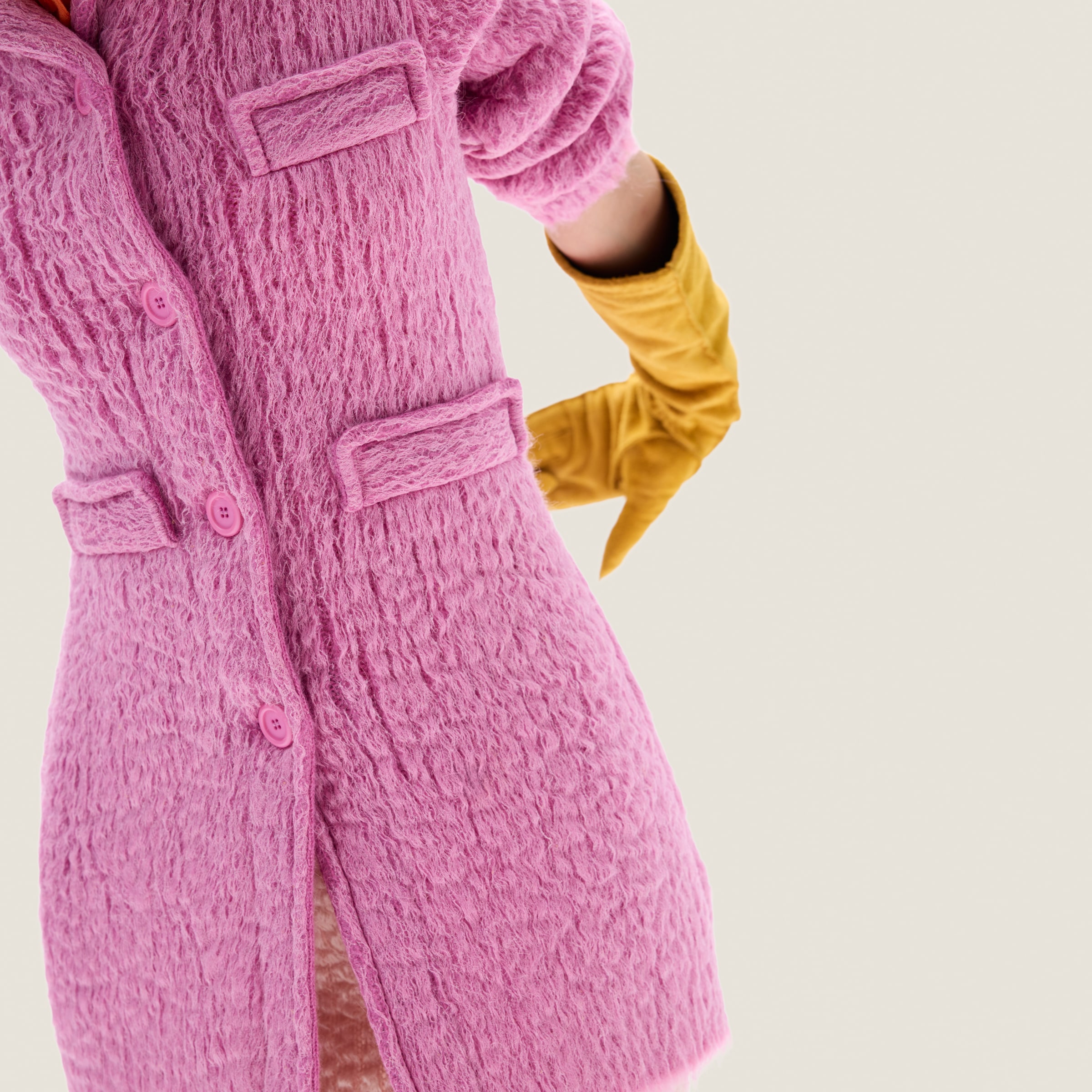 Cyclamen Mohair Jacket | Miu Miu