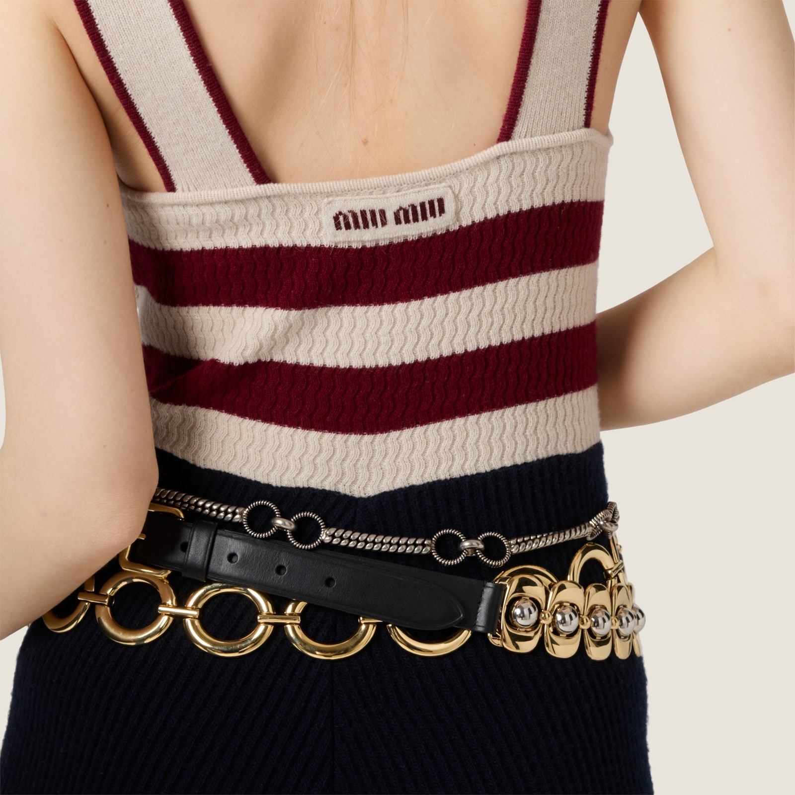 Wool and cashmere jump suit - Collection Collections | Miu Miu