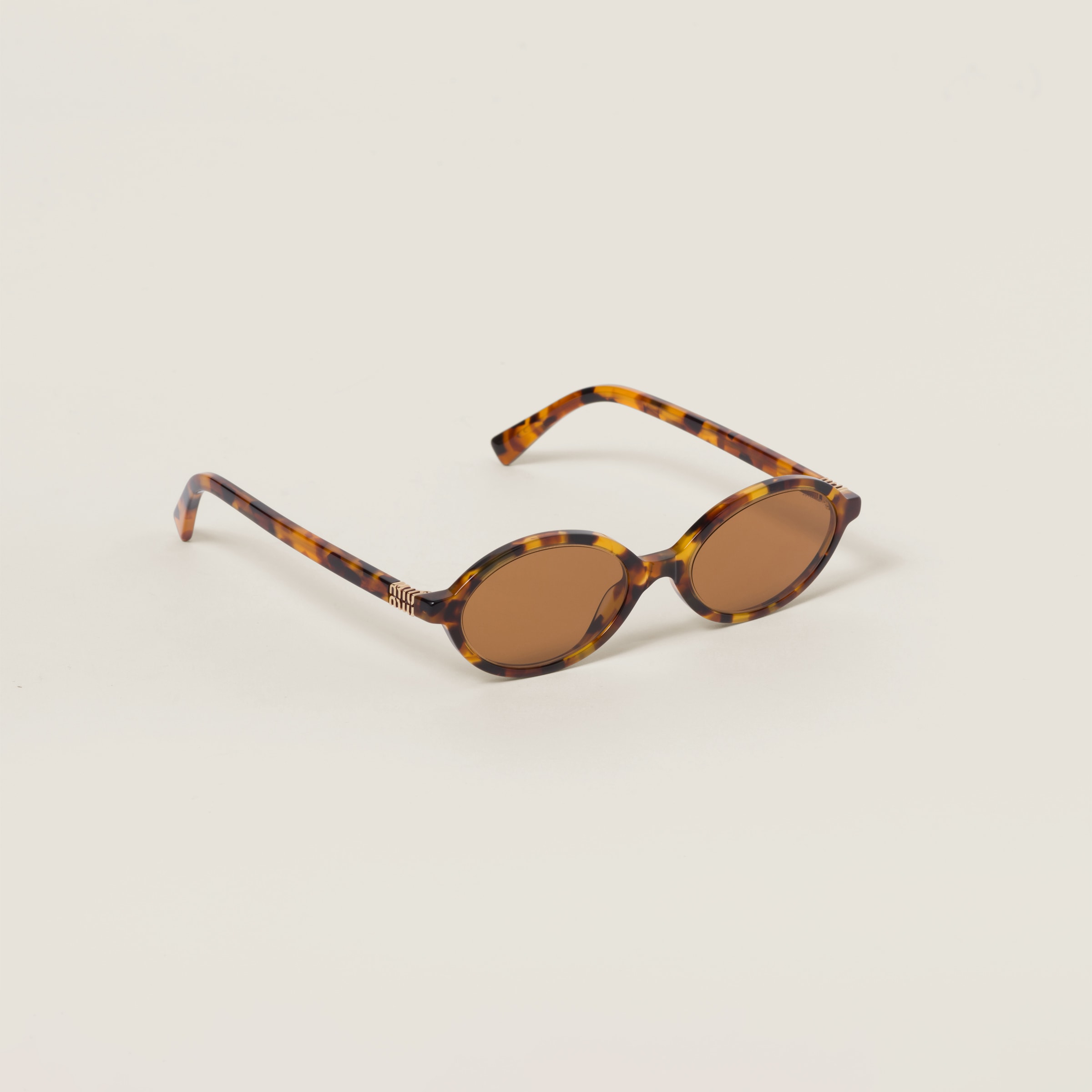 Camel Beige Lenses Miu Regard Sunglasses | Miu Miu