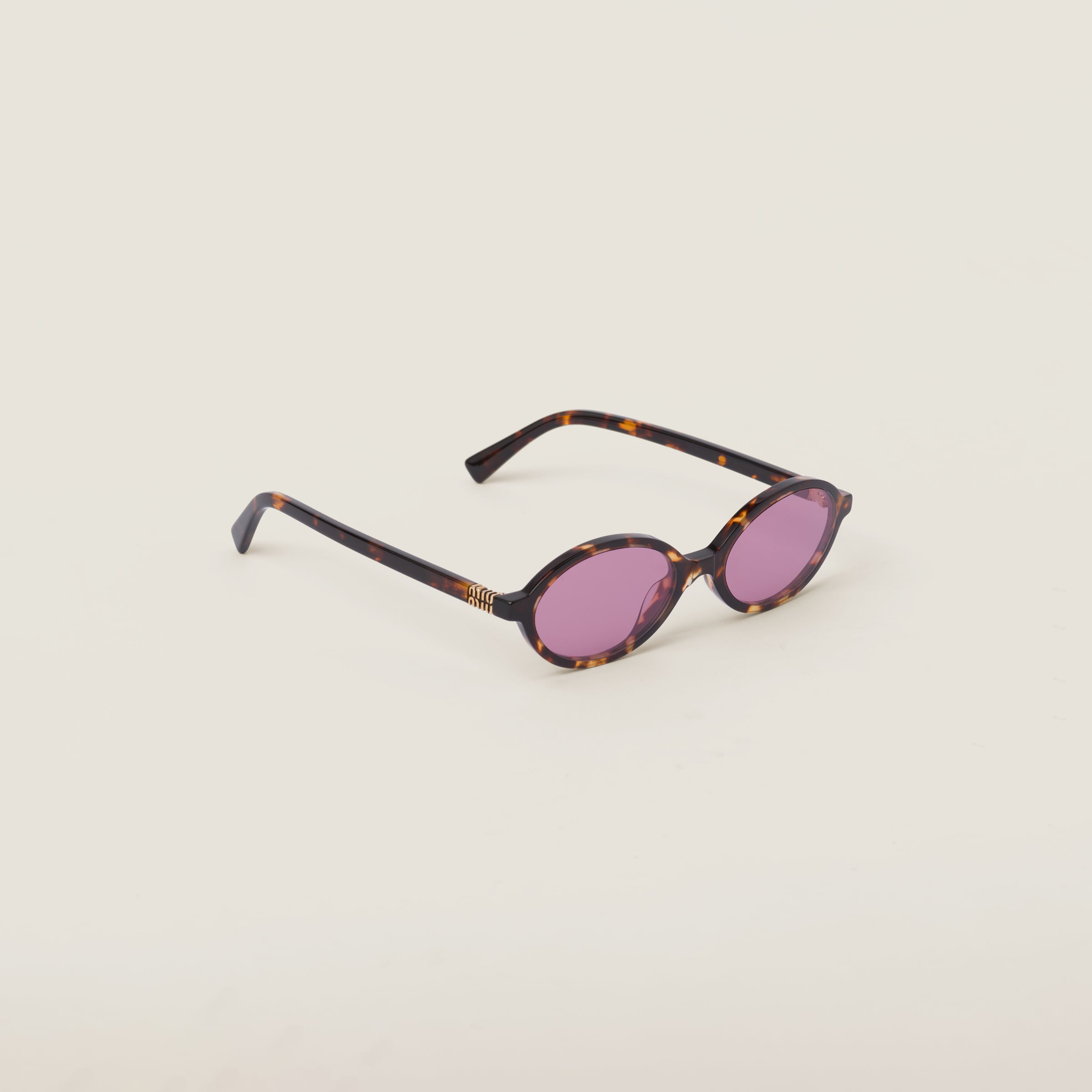 Amaranth Lenses Miu Regard Sunglasses | Miu Miu