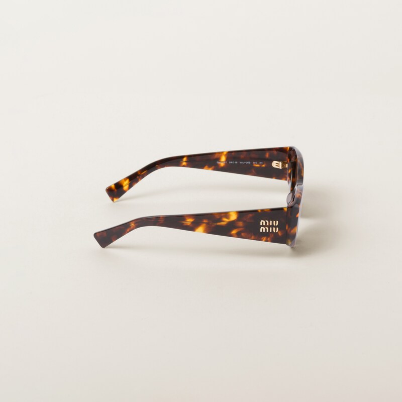 Coffee Lenses Miu Miu Logo Sunglasses | Miu Miu