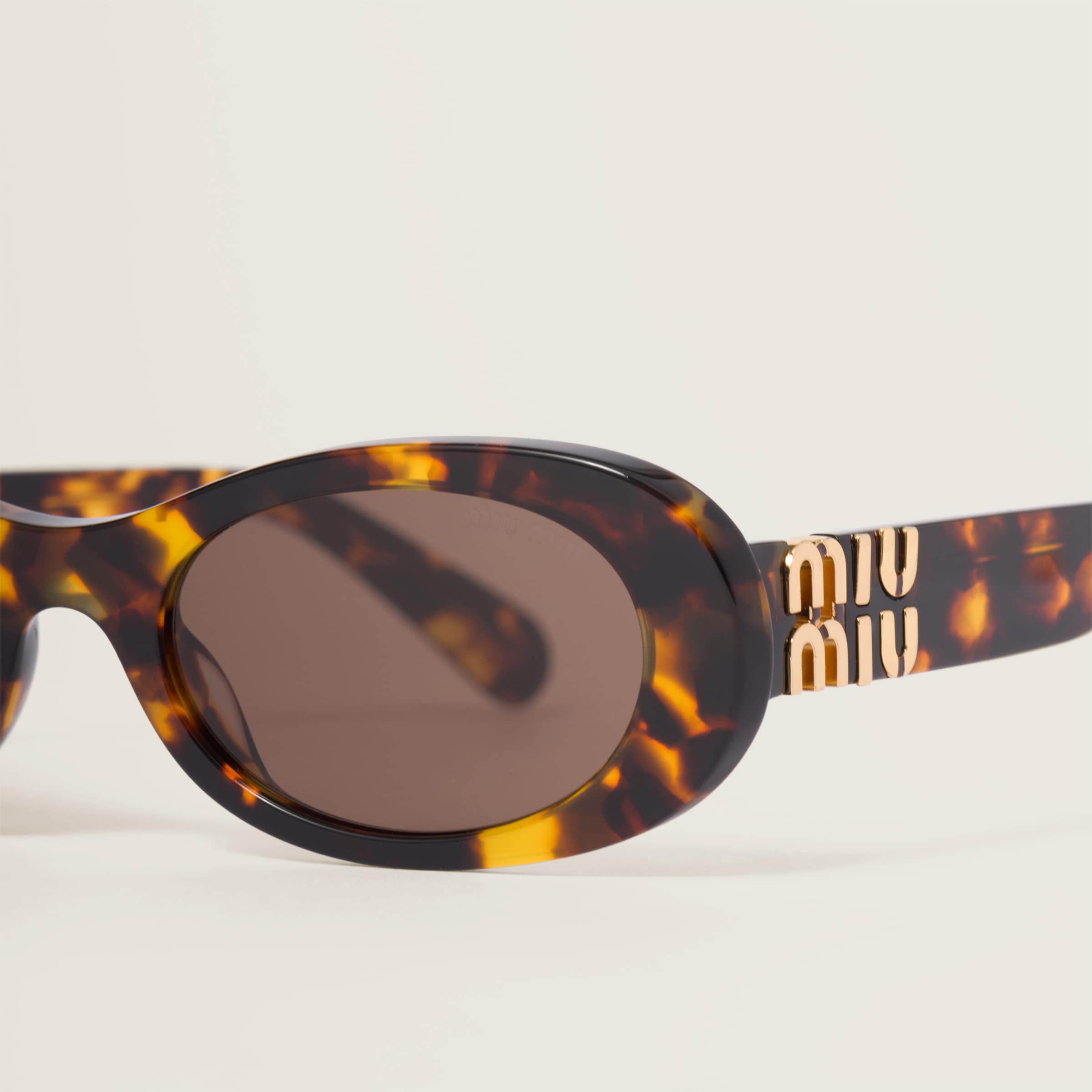 Coffee Lenses Miu Glimpse Sunglasses | Miu Miu