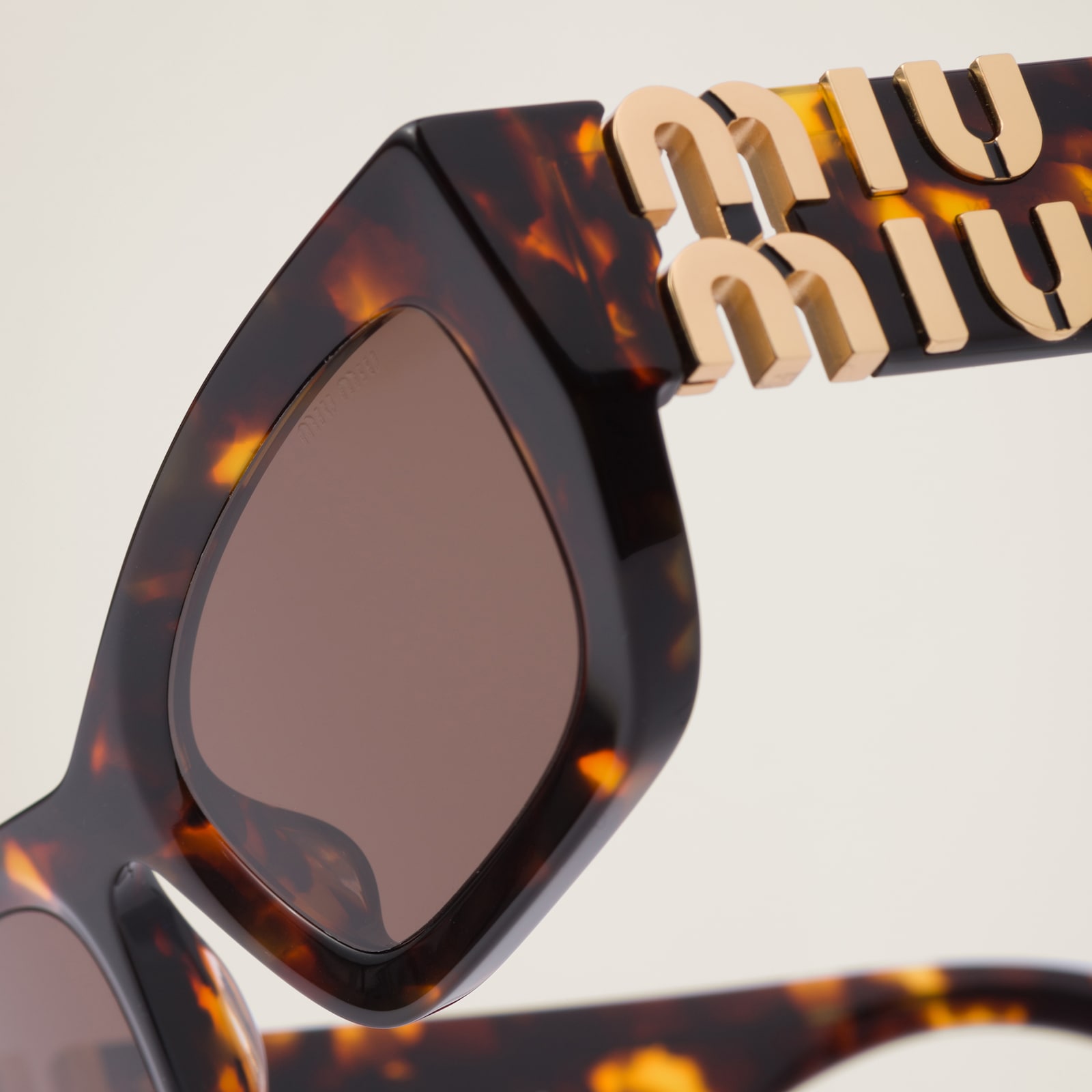 Lunettes De Soleil Miu Glimpse Verres Café | Miu Miu