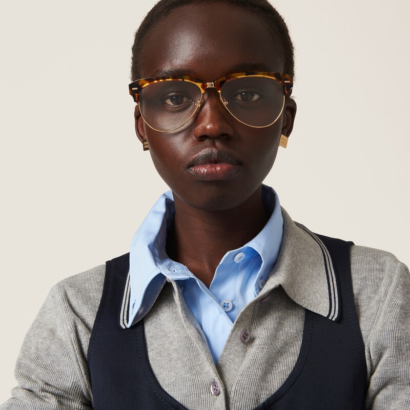 Blue Lenses Miu Miu Runway Sunglasses | Miu Miu