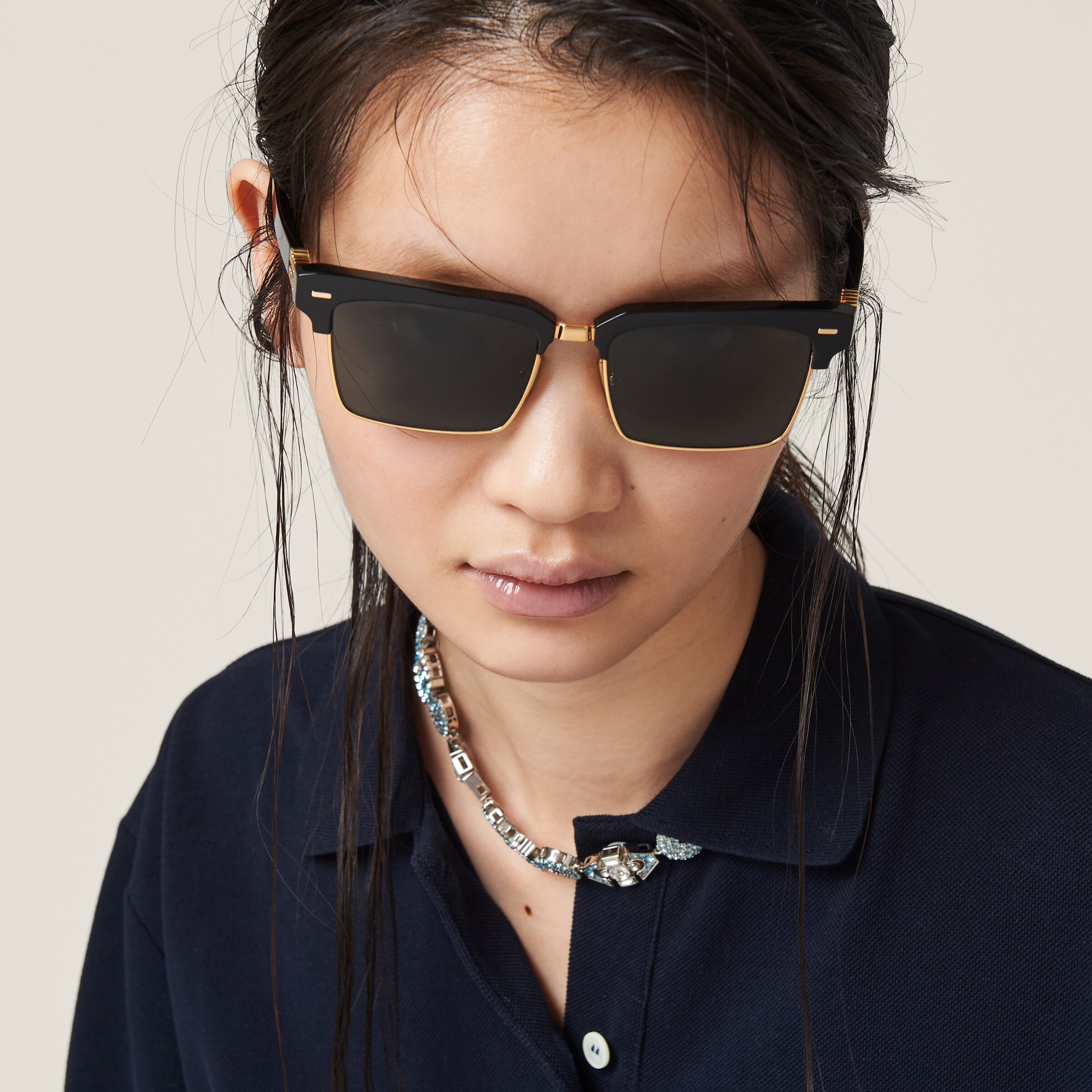Slate Gray Lenses Miu Miu Runway Sunglasses | Miu Miu