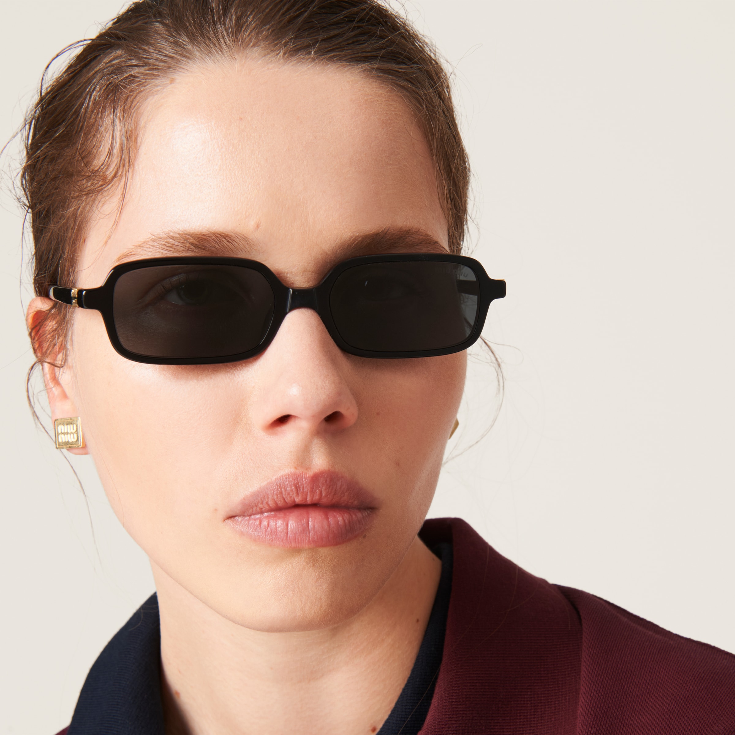 Slate Gray Lenses Miu Regard Sunglasses | Miu Miu