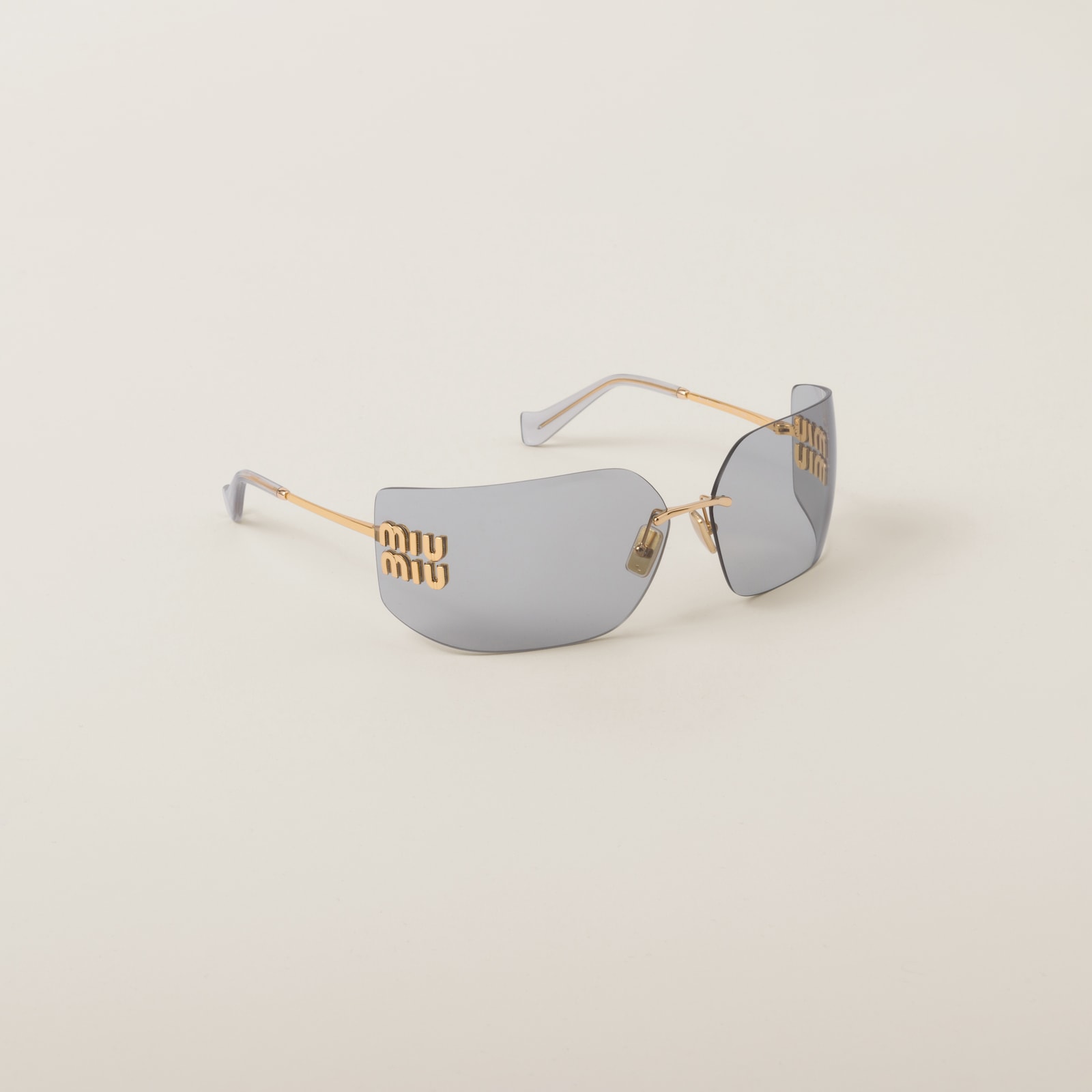 Light Gray Lenses Aube Sunglasses | Miu Miu