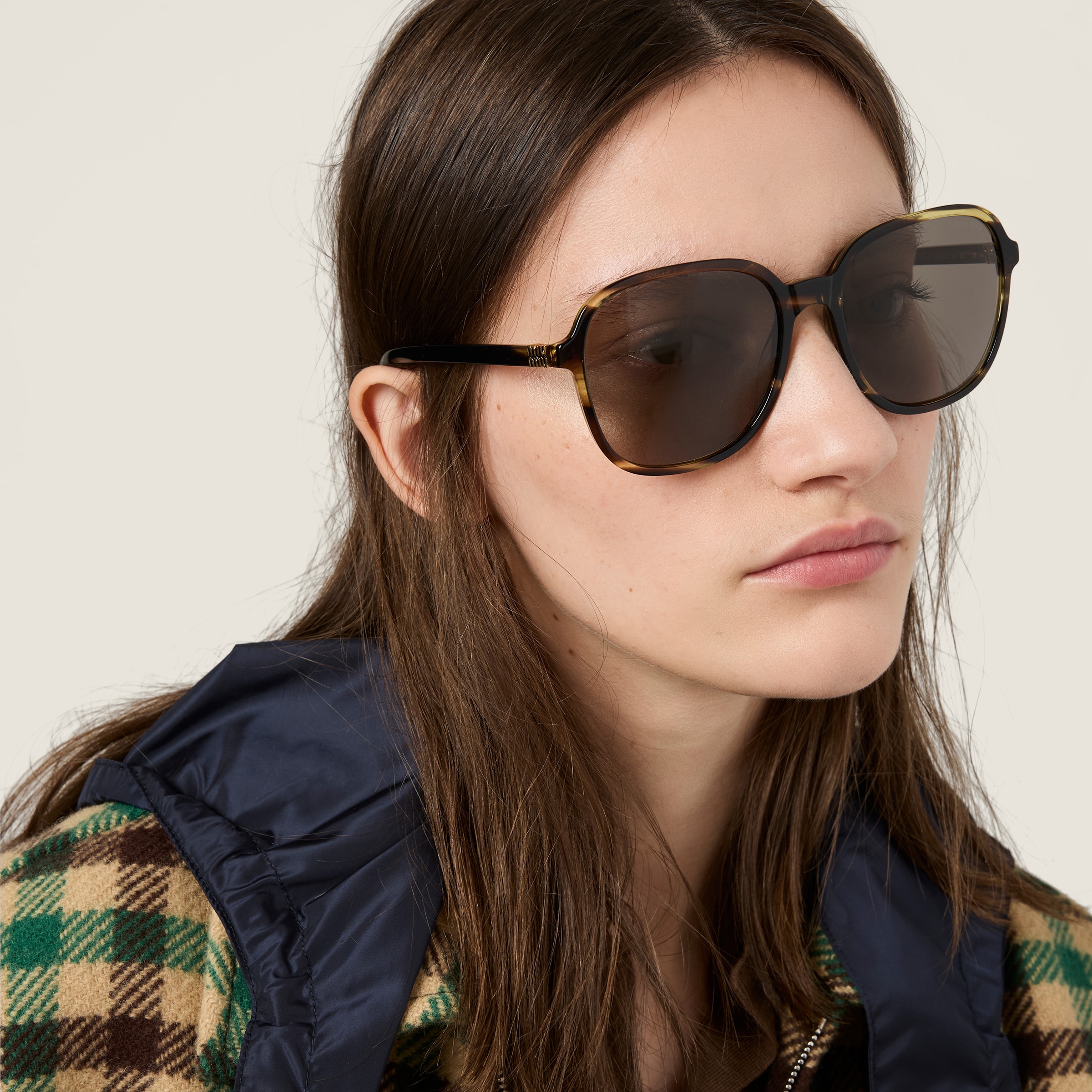 Grey Lenses Miu Regard Sunglasses | Miu Miu - United States